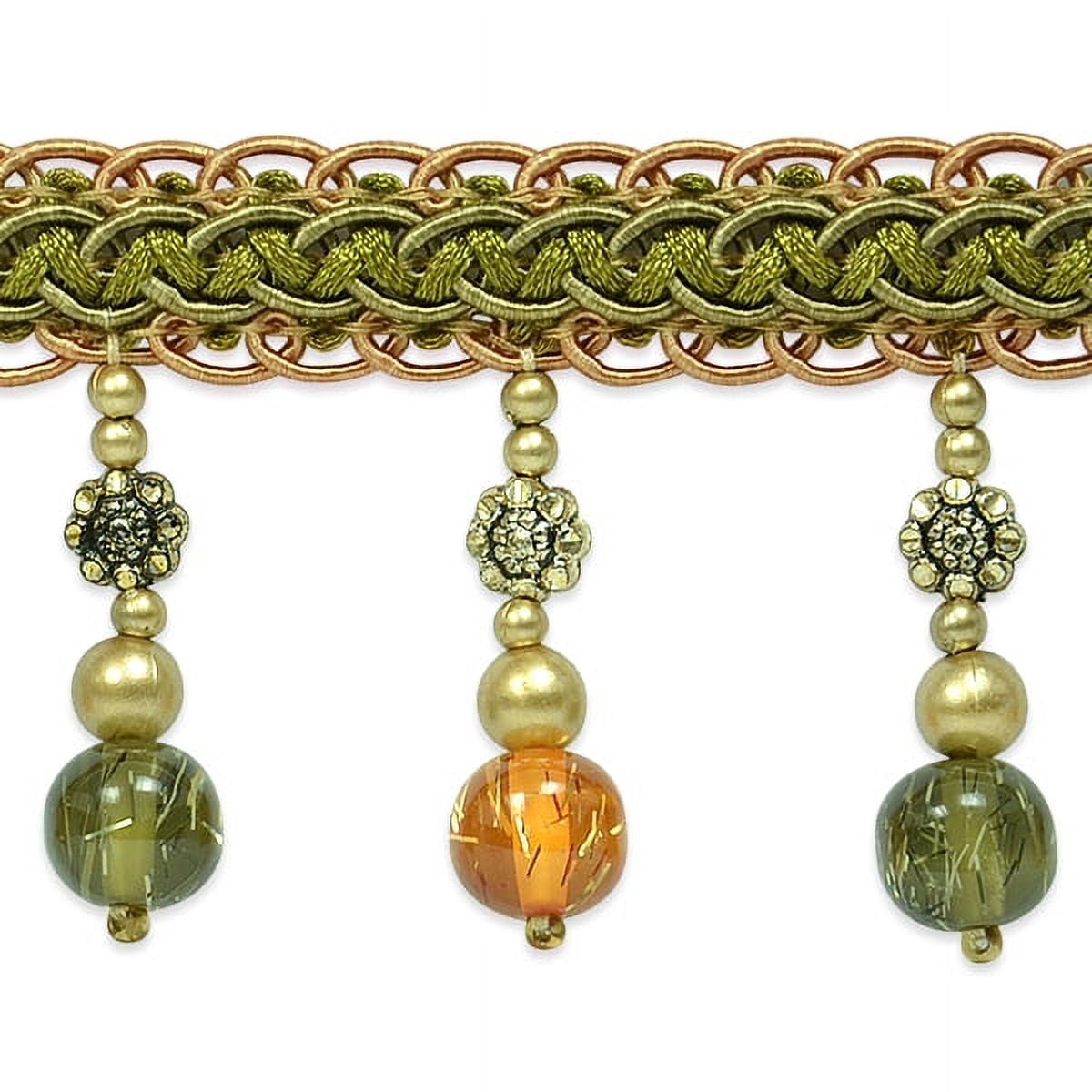 Expo Int'l Vera Tinsel Bead Fringe Trim by the yard (Sold by the Yard ...
