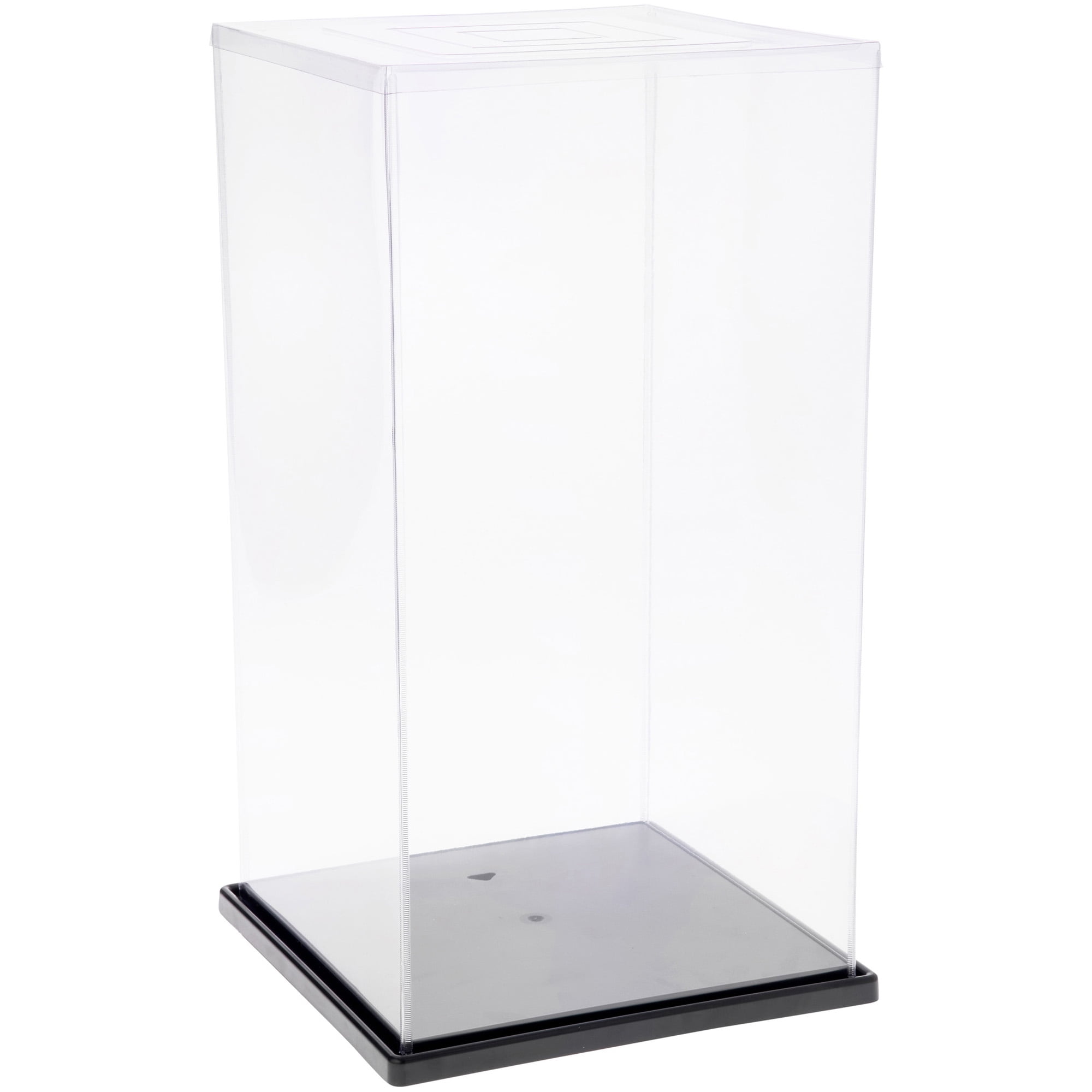 ExpoCase Plastic Folding Doll Display Cover with Storage Box, 10.5"W x ...