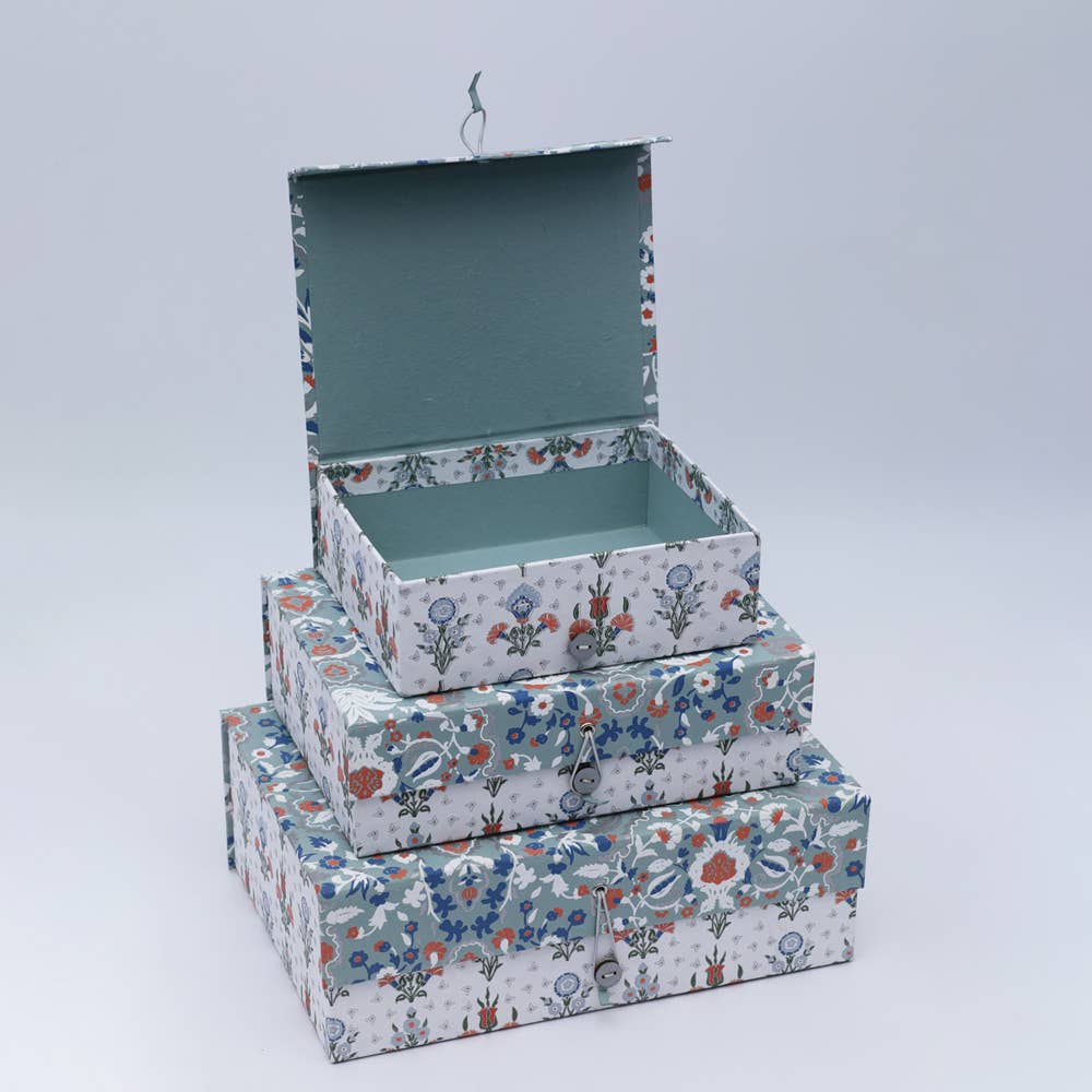 Tozai Home - Hinged Trinket Box Set - Amethyst Geode - Walmart.com