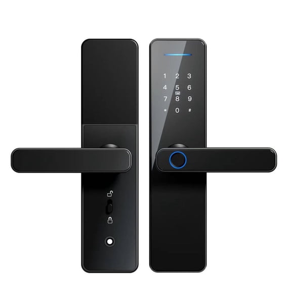 WiFi Indoor Door Lock Tuya Smart App One-Hand Open with Fingerprint ...
