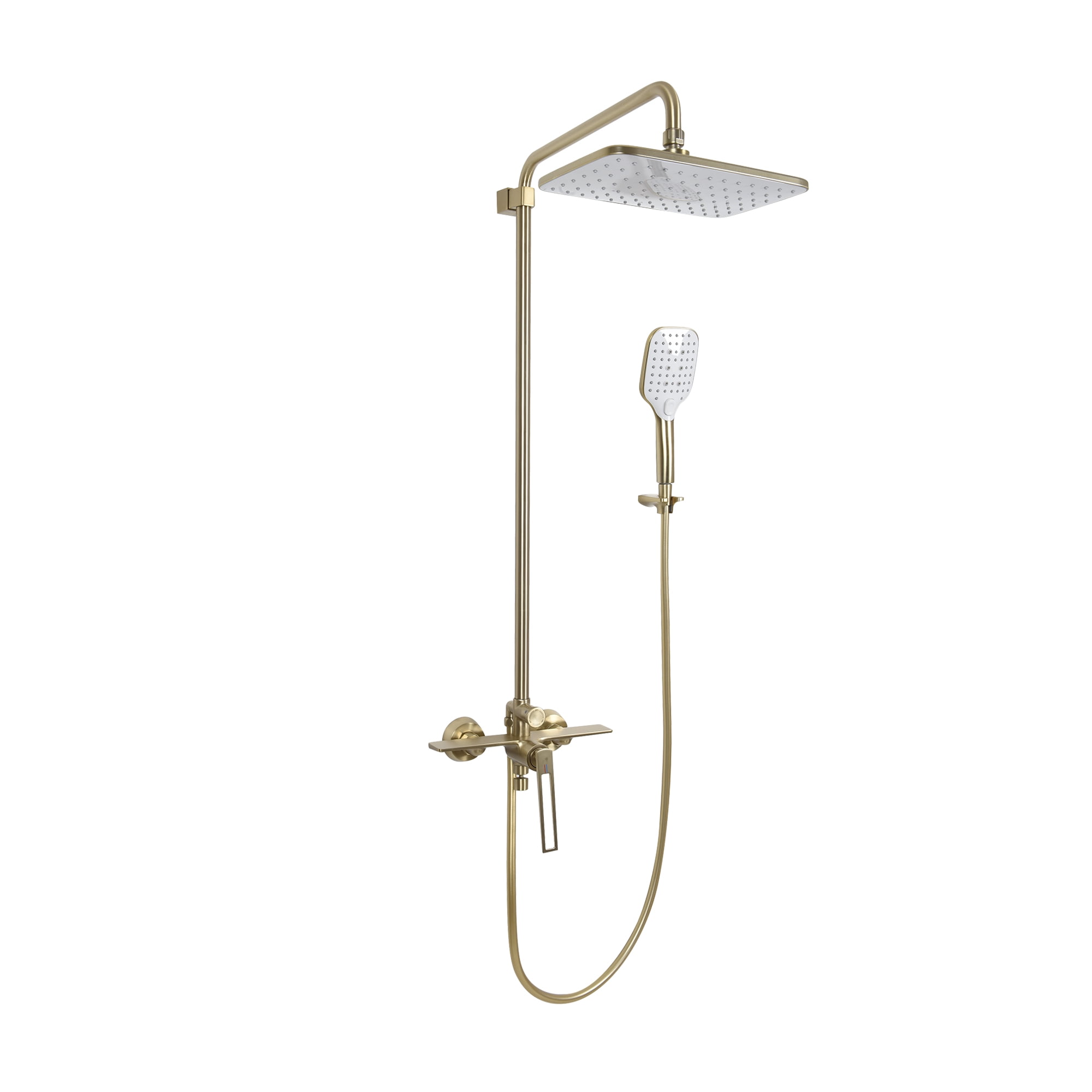 Exposed Shower Combo Set, Complete Shower System with Rough in-Valve ...