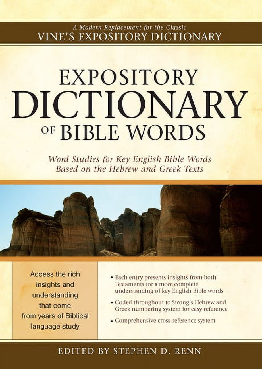 Pre-Owned Expository Dictionary of Bible Words: Word Studies for Key ...