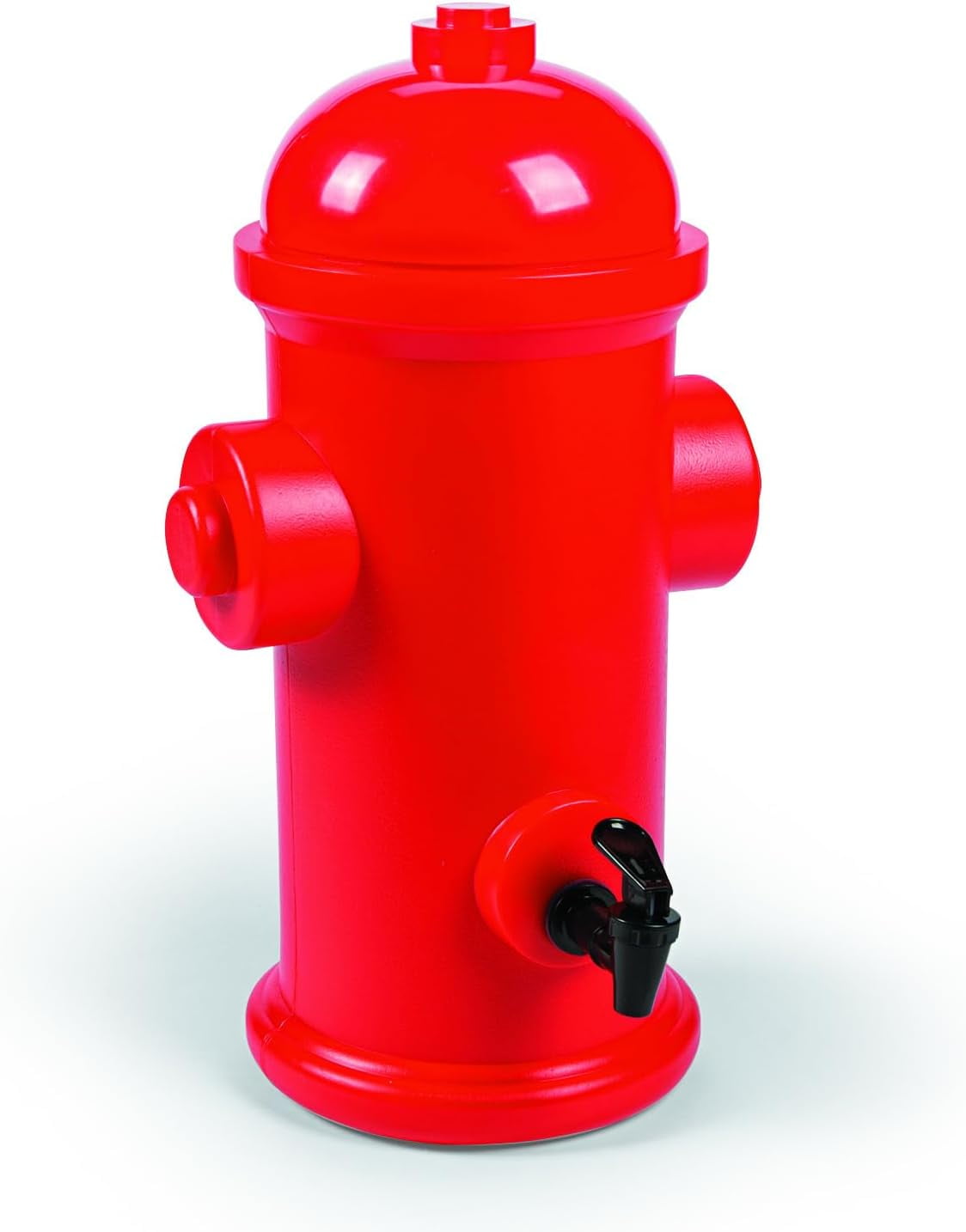 Express 17" Firefighter Party Red Fire Hydrant Plastic Drink Dispenser ...