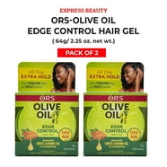 BASK & LATHER Strong Hold Edge Control Hair Gel, Non-Greasy, Non ...