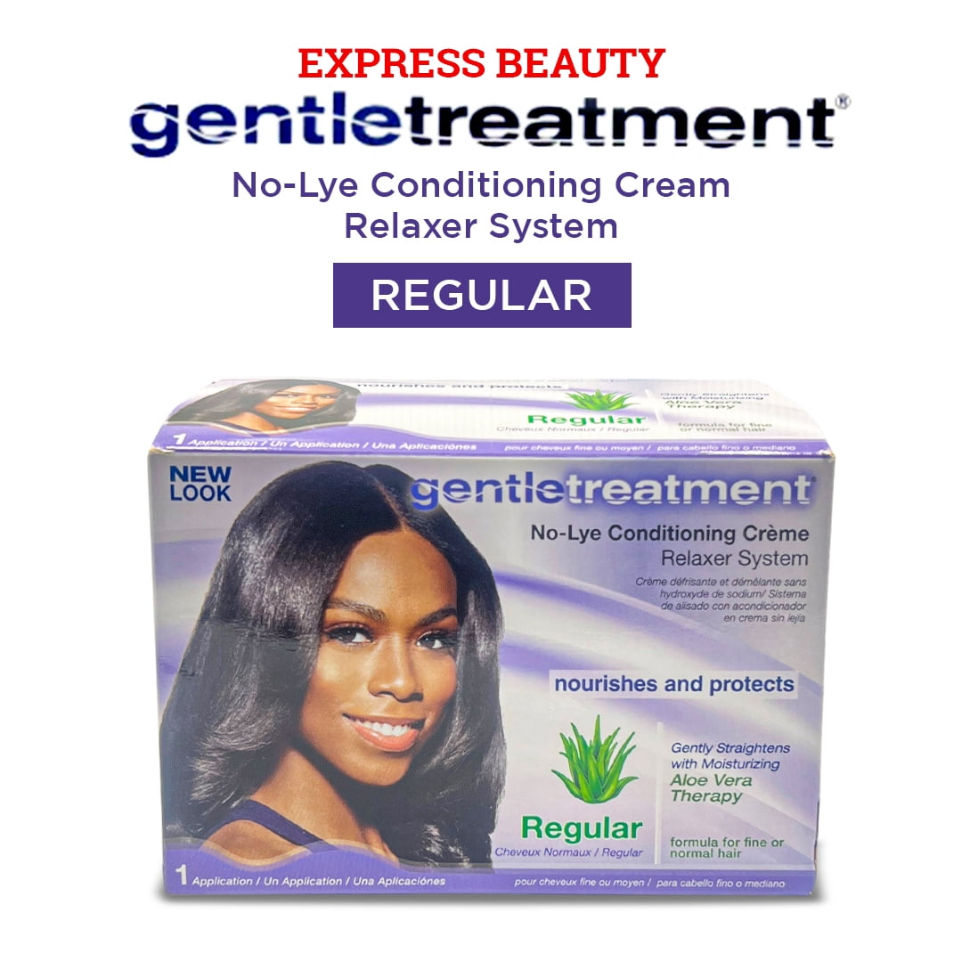 Express Beauty Gentle Treatment No-Lye Conditioning Creme Relaxer ...