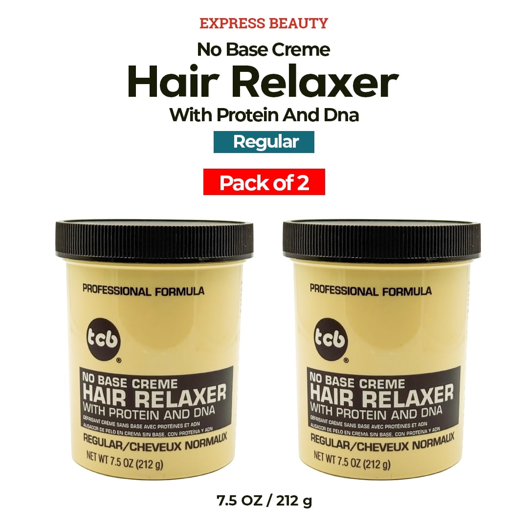 Express Beauty Hair Relaxer TCB No Base Creme Hair Relaxer with Protein ...