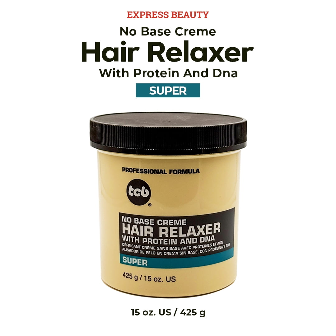 Express Beauty Hair Relaxer TCB No Base Creme Hair Relaxer with Protein ...