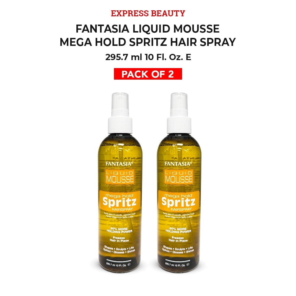 Express Beauty Liquid Mousse Fantasia Liquid Mousse Mega Hold Spritz ...