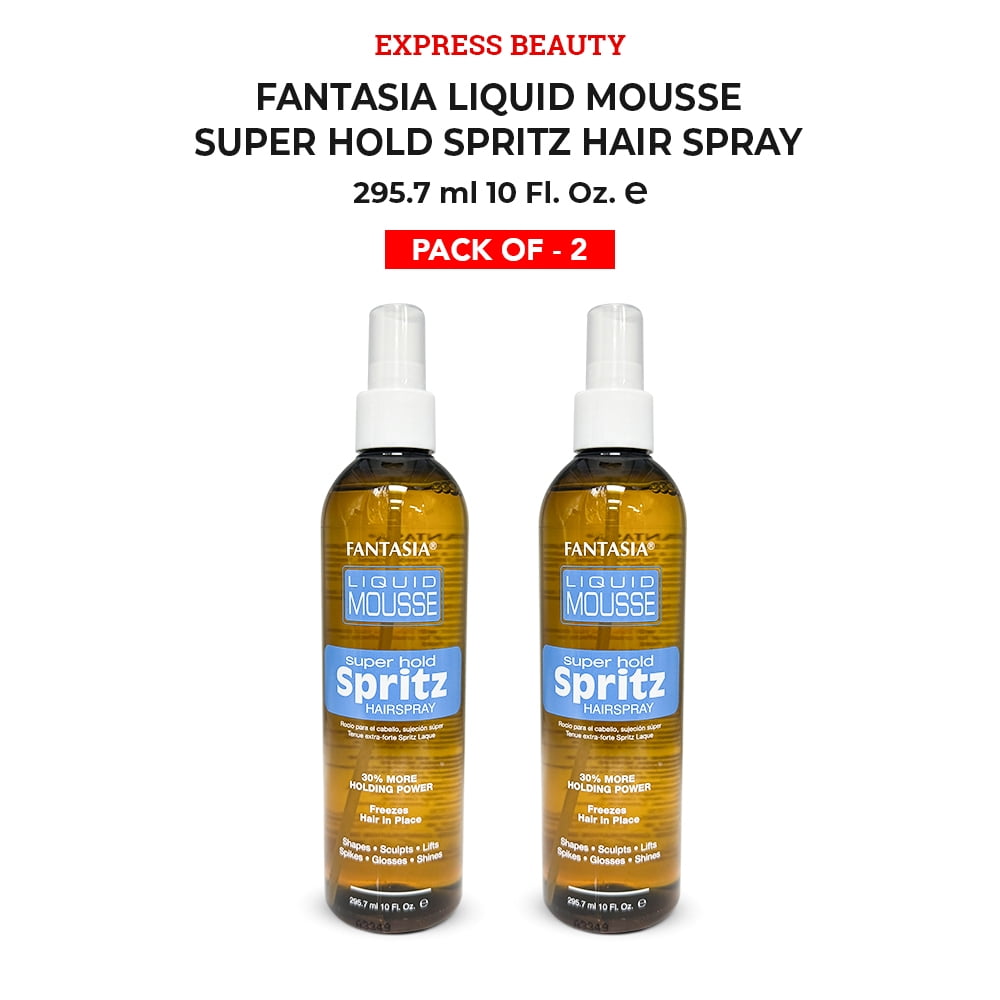 Express Beauty Liquid Mousse Fantasia Liquid Mousse Super Hold Spritz ...