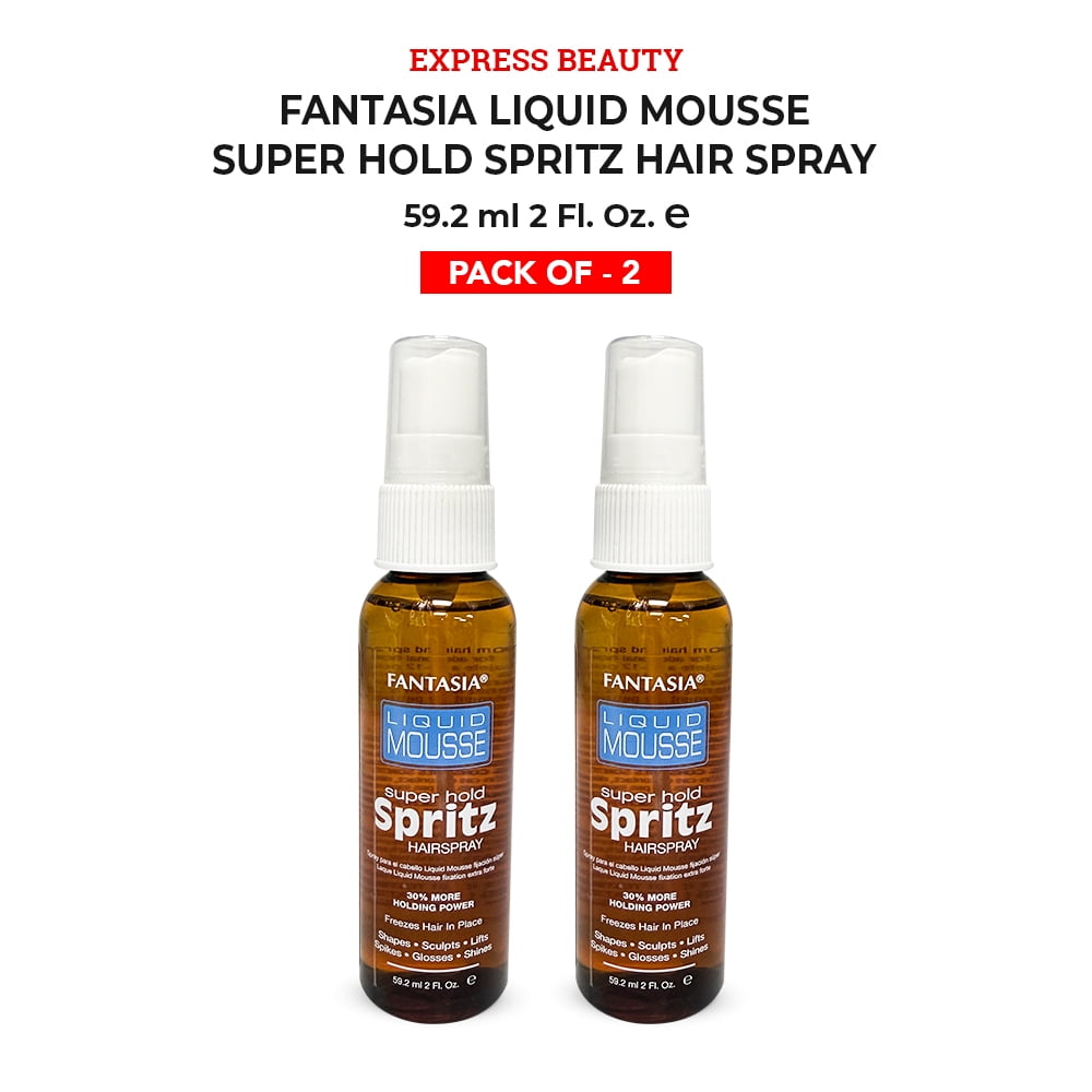 Express Beauty Liquid Mousse Fantasia Liquid Mousse Super Hold Spritz ...
