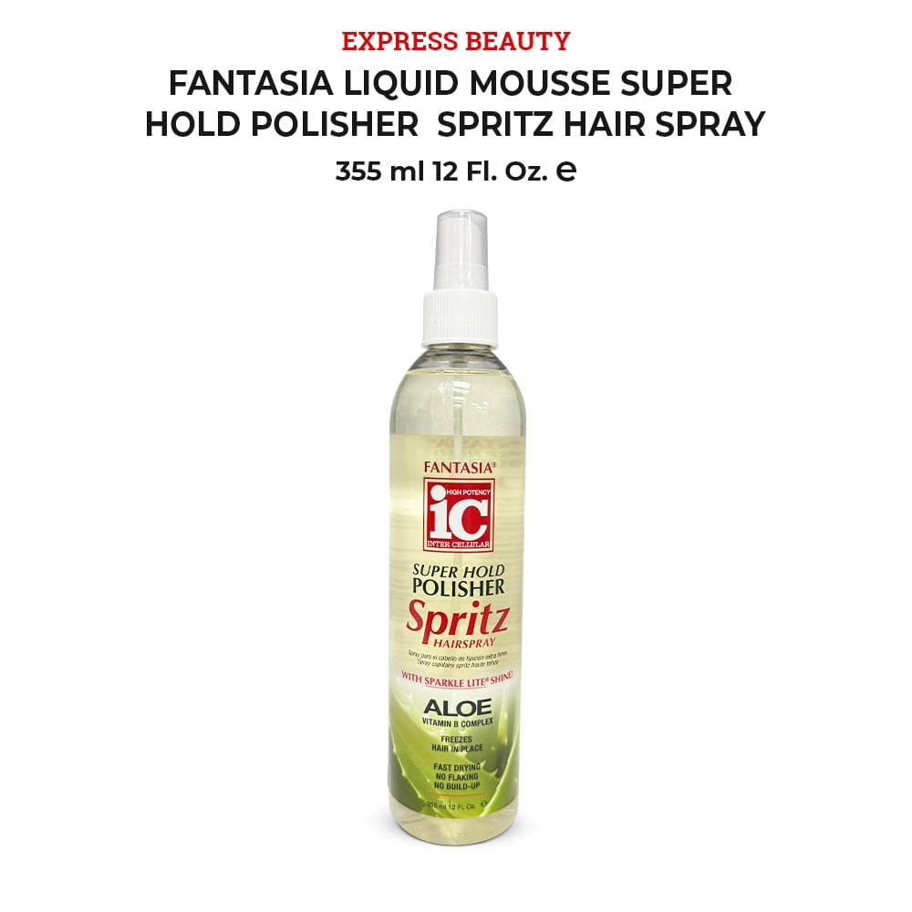 Express Beauty Super Hold Fantasia Super Hold Polisher Spritz Hairspray ...