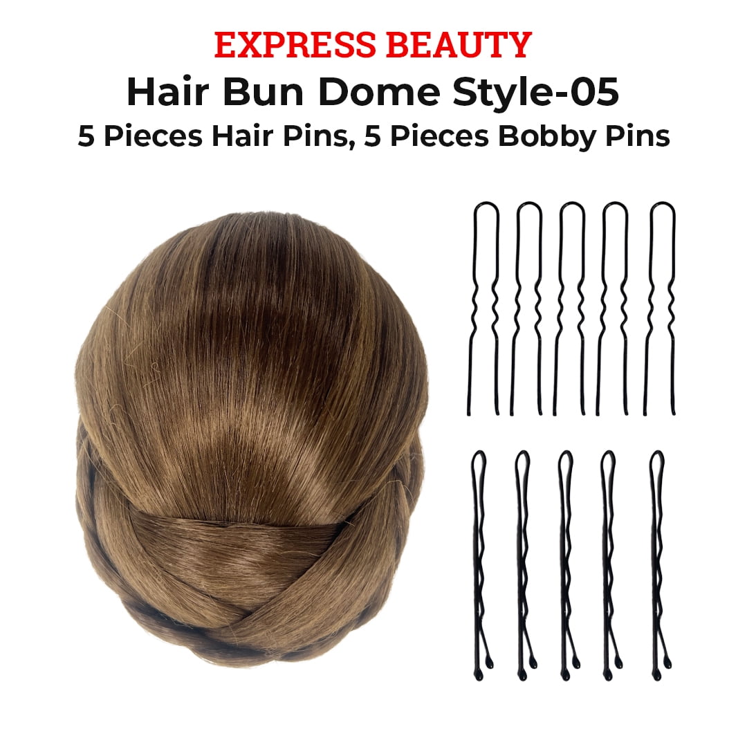 Express Beauty Synthetic Chignon Hair Piece Updo Braided Hair Bun Dome Wig Clip In Hair Buns ...