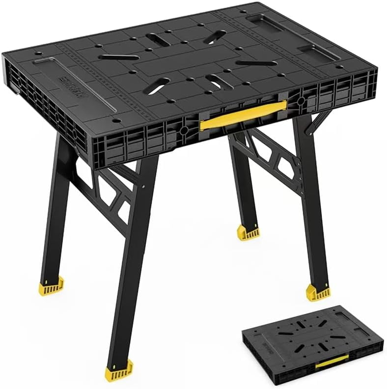 Express Folding Work Table, Easy Setup Portable Folding Work Table ...