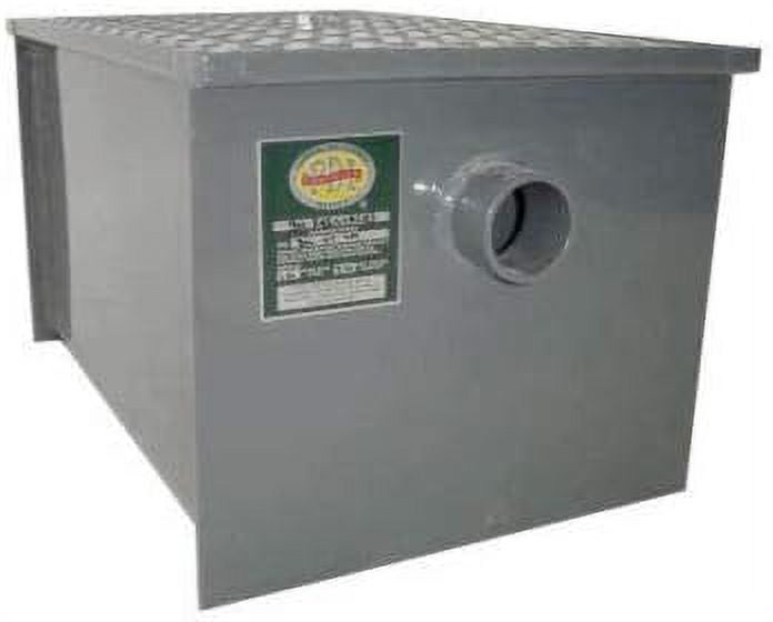 Express KitchQuip Commercial CarbonSteel Grease Trap Interceptor 20lb ...