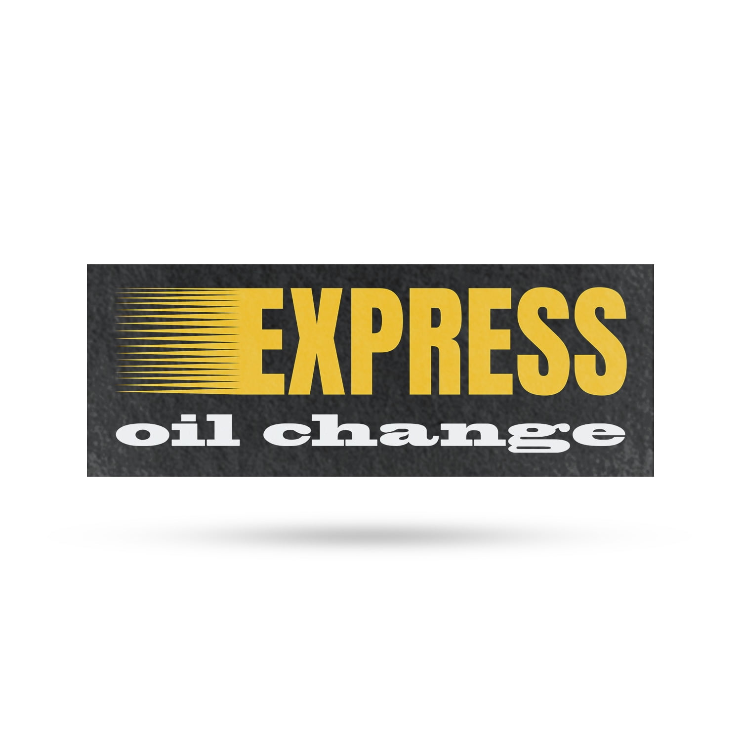 Express Oil Change Vinyl Decal 36 Inch x 14 Inch Weatherproof Heavy ...