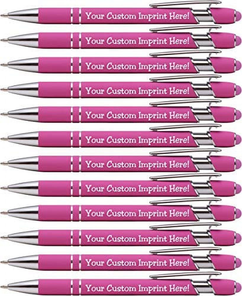 Express Pencils Premium Custom Pens w/Stylus | Soft-Touch Metal ...
