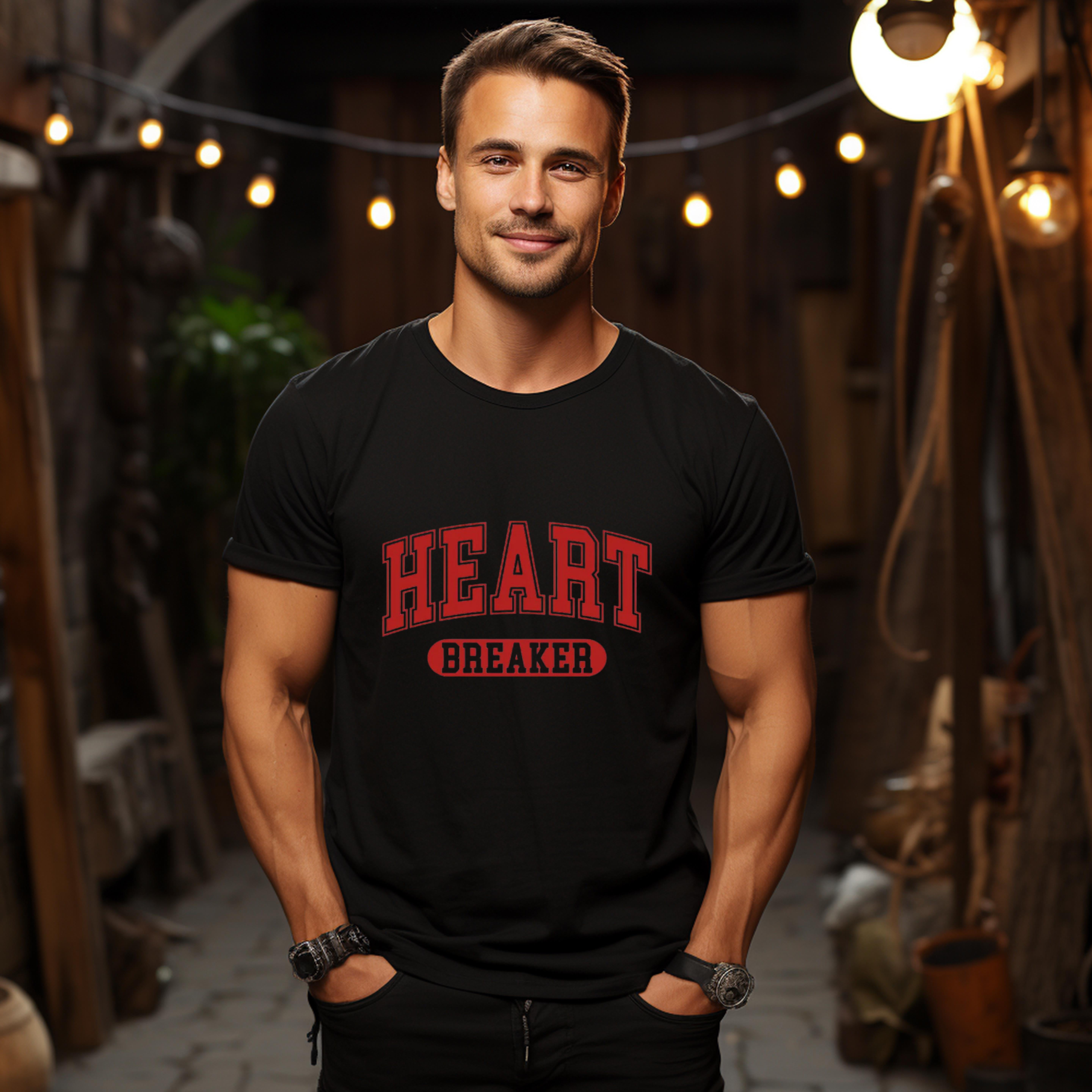 Express Yourself with Premium Cotton Heart Breaker Tee (Up to 4XL) Make ...