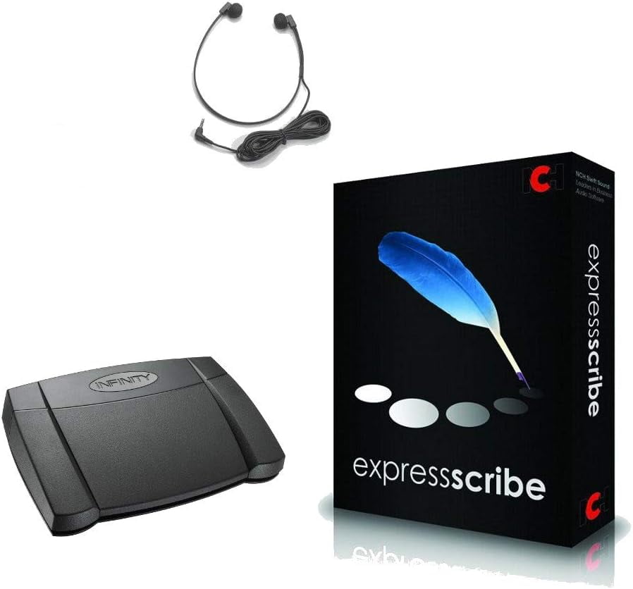 Express Scribe Pro Transcription Foot Pedal Kit - Walmart.com