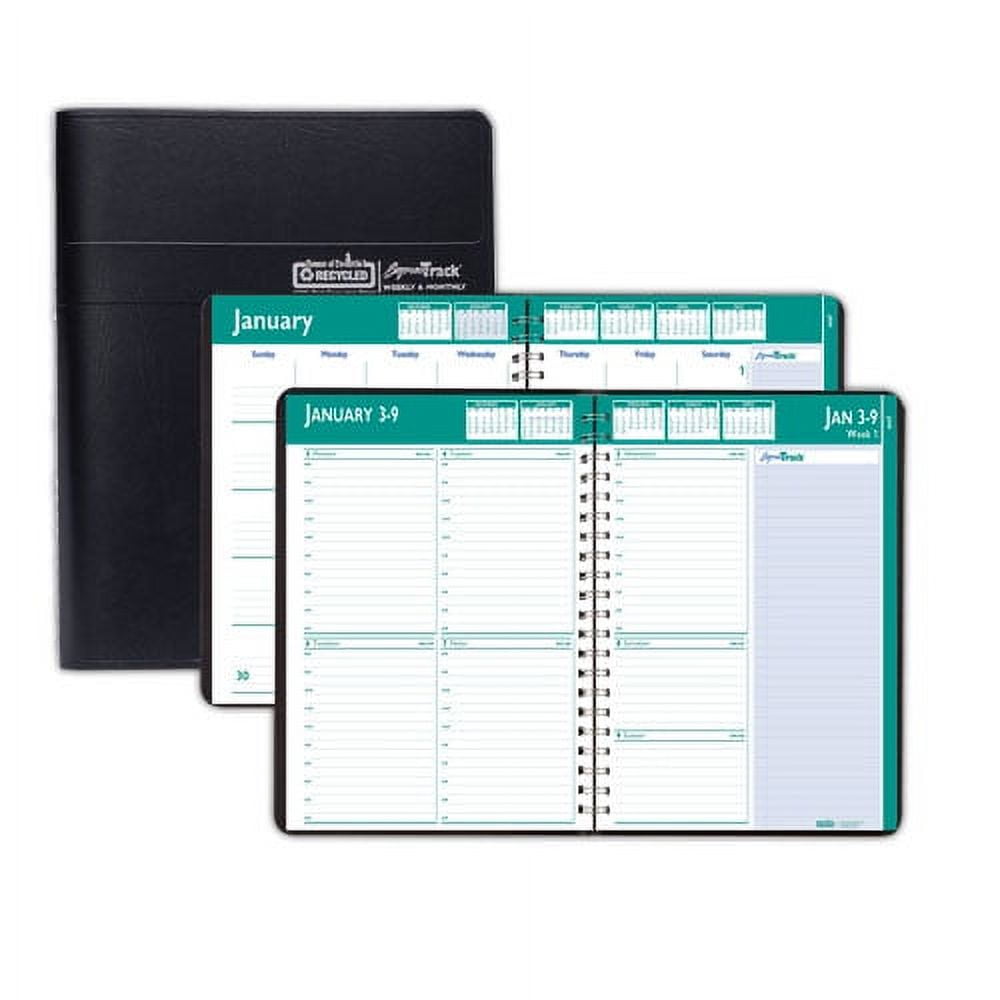 Express Track Recycled Weekly Appointment Book/Monthly Planner, 11 x 8. ...