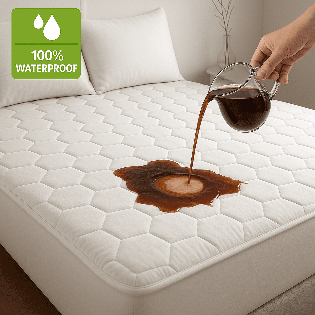 Express USA Supplies Quilted Polyester Fiber Mattress Pads, Queen ...