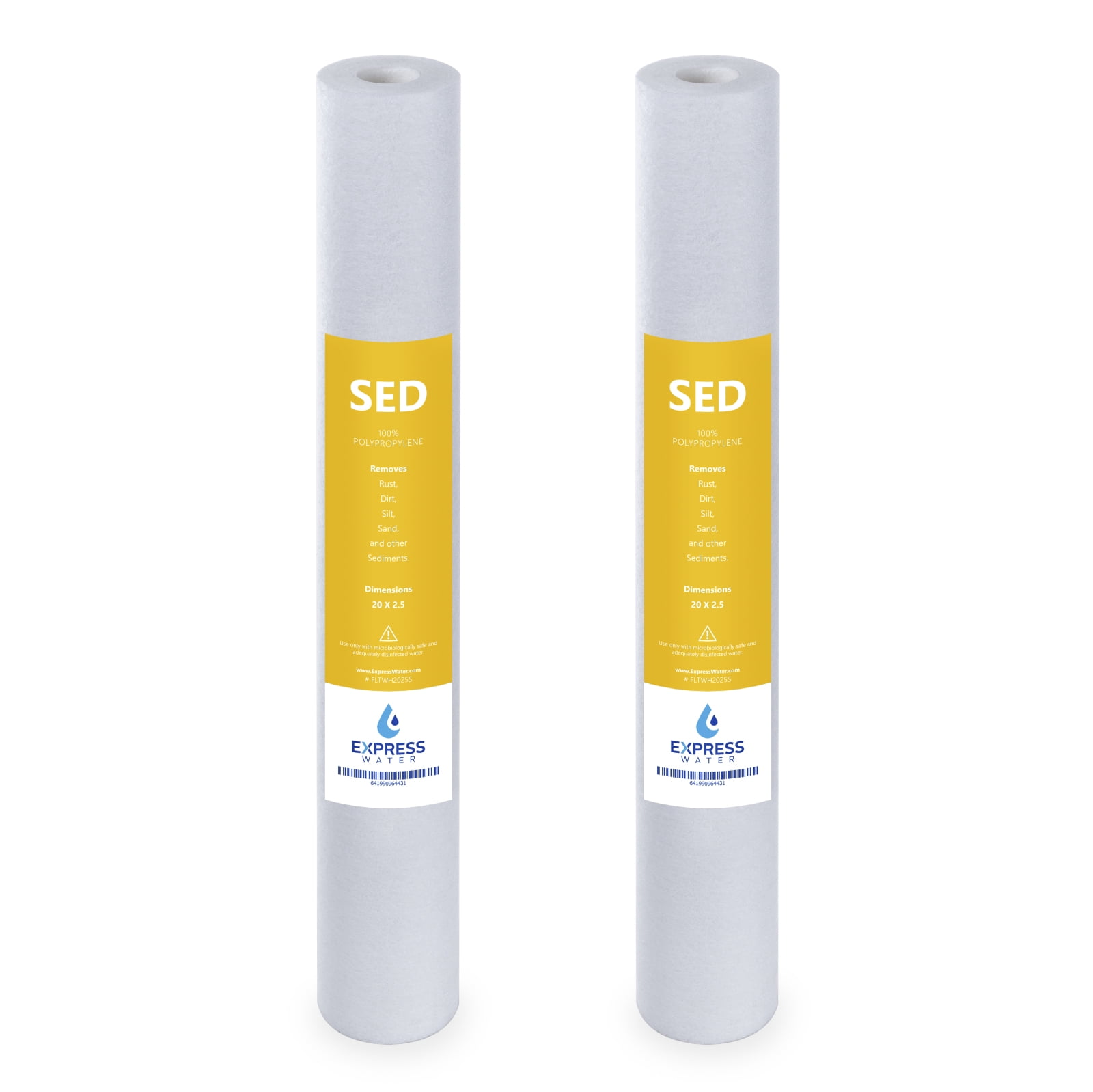 Express Water – 2 Pack Big Blue Sediment Replacement Filter – SED Dirt ...
