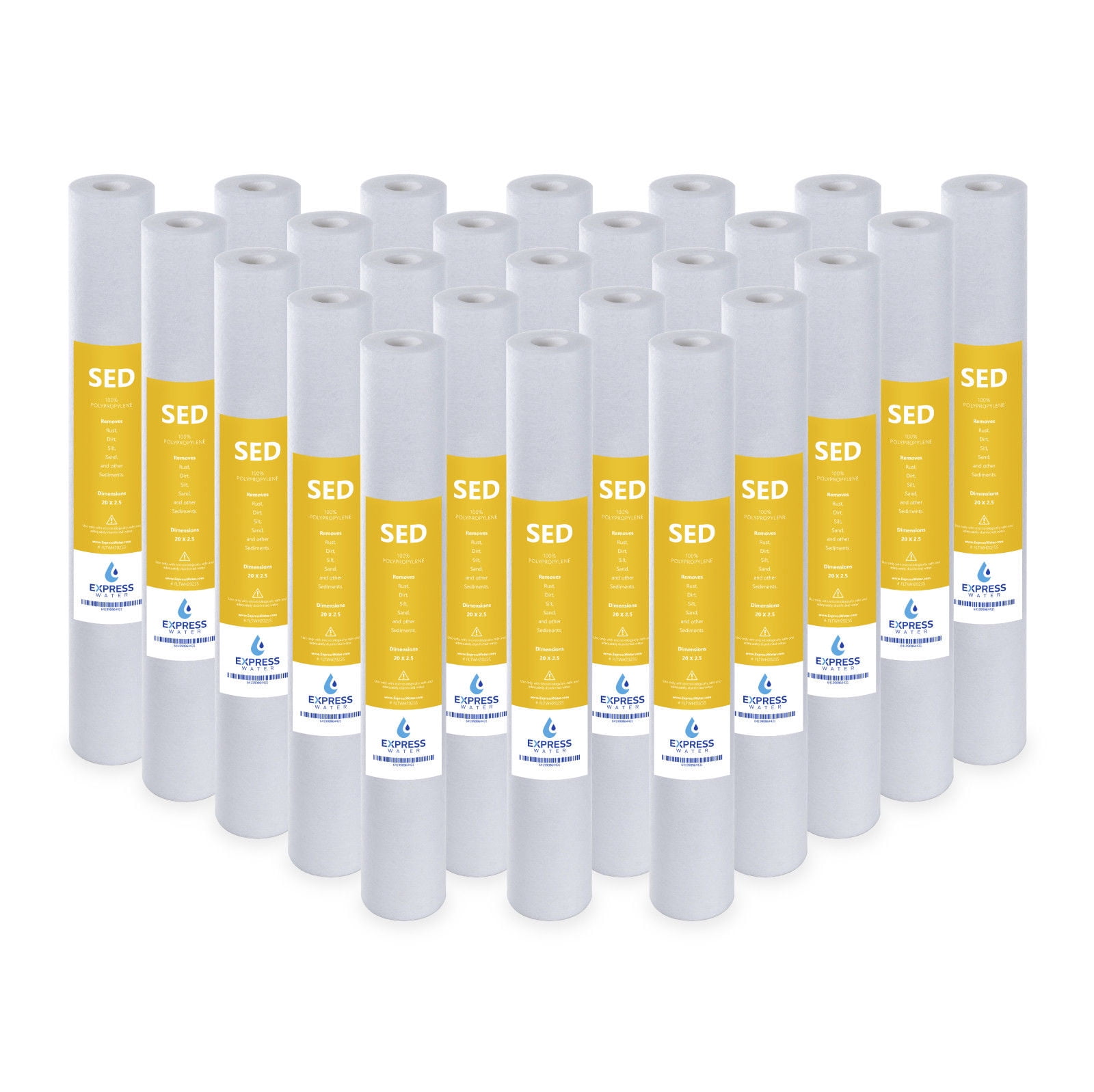 Express Water – 25 Pack Big Blue Sediment Replacement Filter – SED Dirt ...