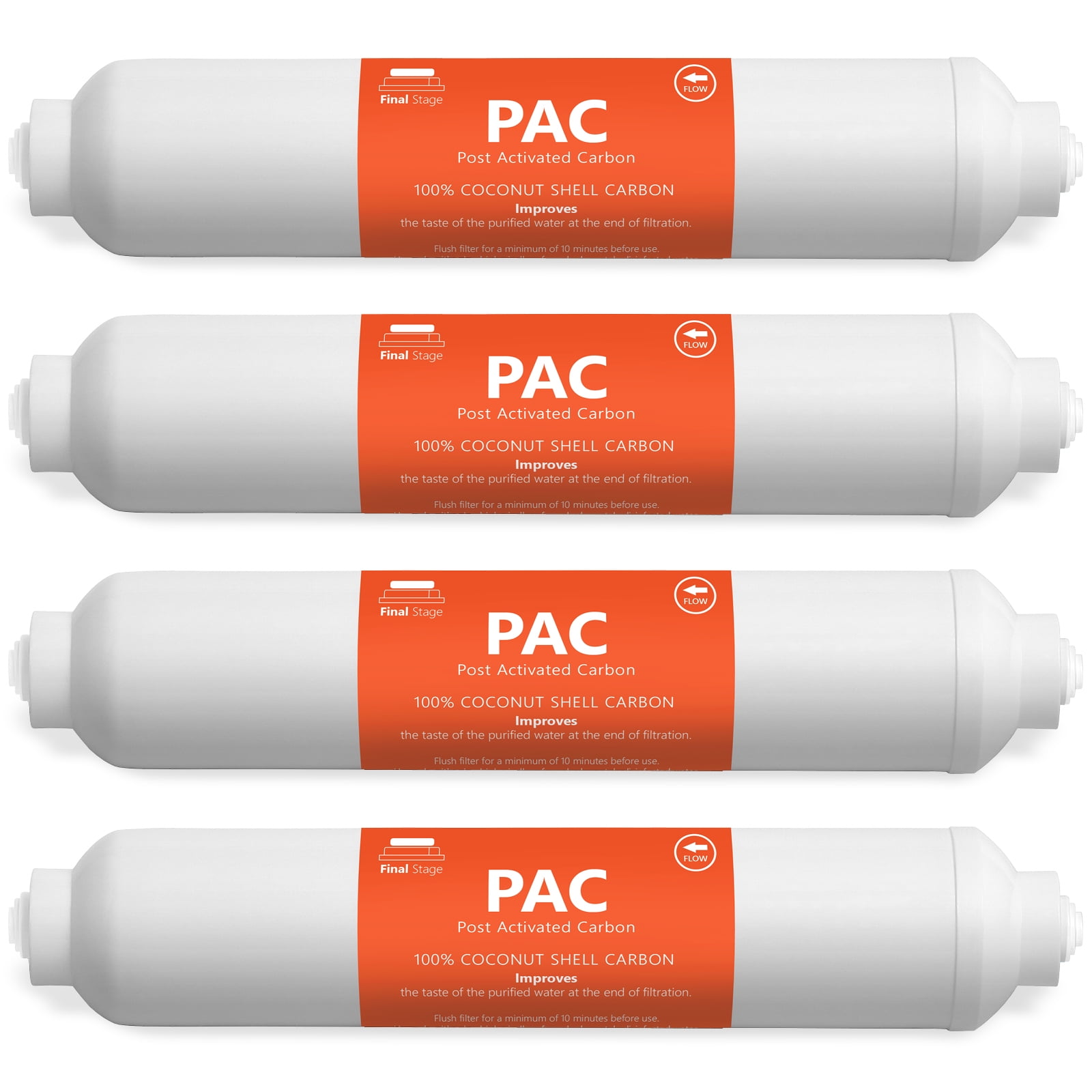 Express Water – 4 Pack Post Activated Carbon PAC Water Filter ...