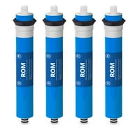 Membrane Solutions Universal Reverse Osmosis Water Filter for 5/6 Stage ...