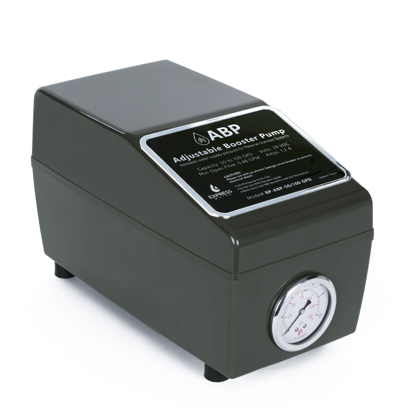 Express Water Adjustable Water Booster - 50 to 100 GPD, RO Filtration ...