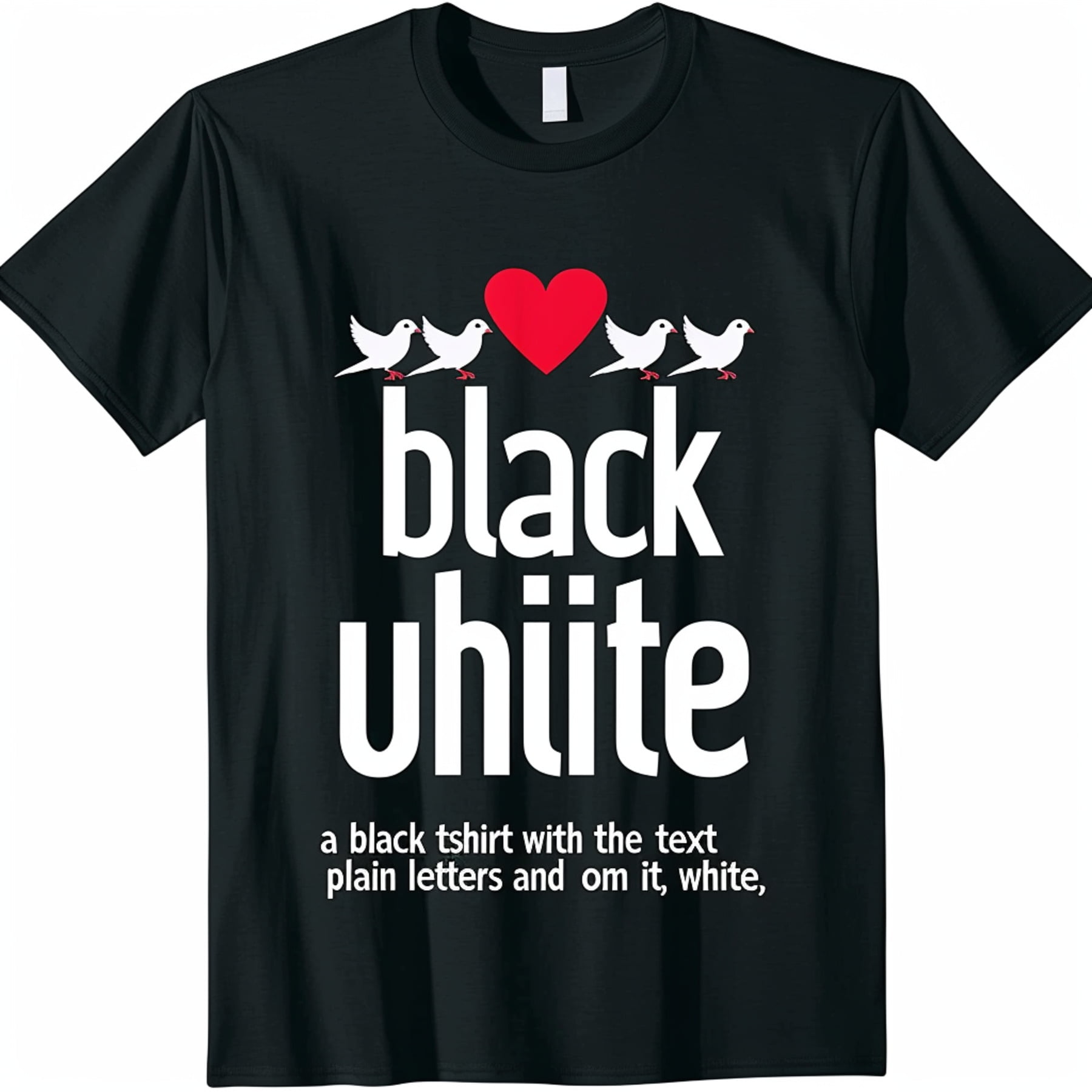 Express Your Love for Doves in Style with this Unique Black TShirt ...