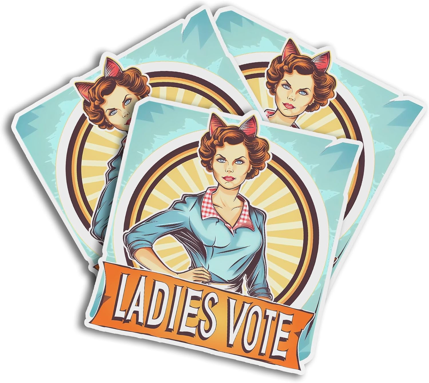 Express Yourself with Childless Cat Ladies Vote Cute Kitten and ...