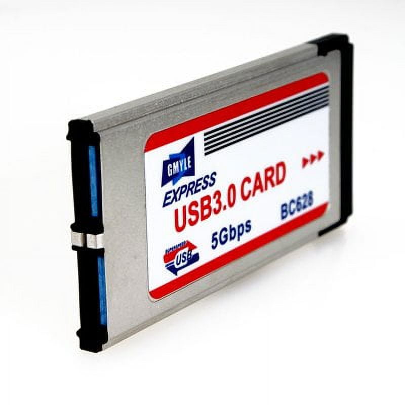 ExpressCard 34mm to USB 3.0 Adapter (Dual Port) - Walmart.com