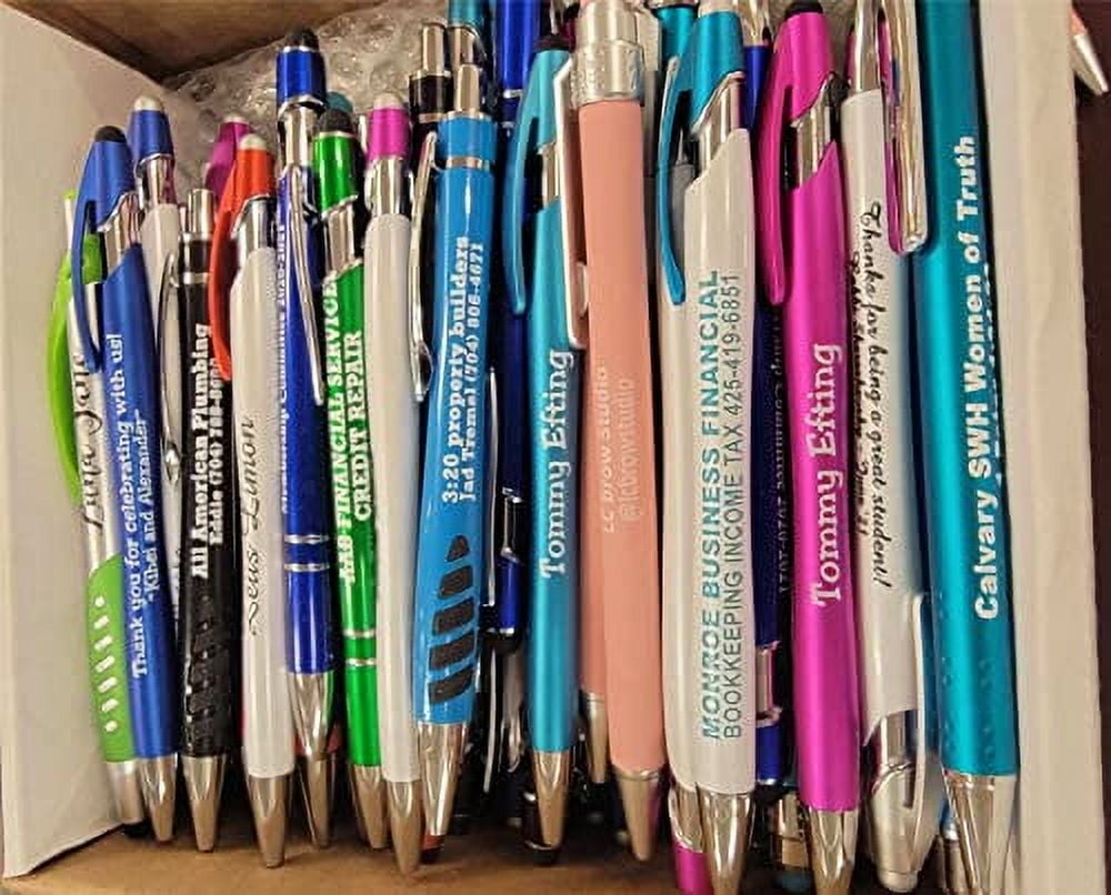 ExpressDesigns™ - Box Of Misprint Pens - Plastic - Ink Ballpoint Bulk ...