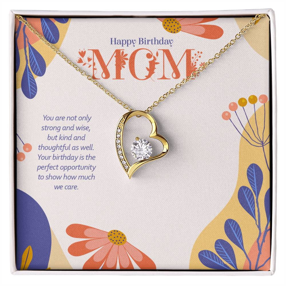 Expressing Love And Care, Birthday Gift For Mom - Forever Love Necklace ...