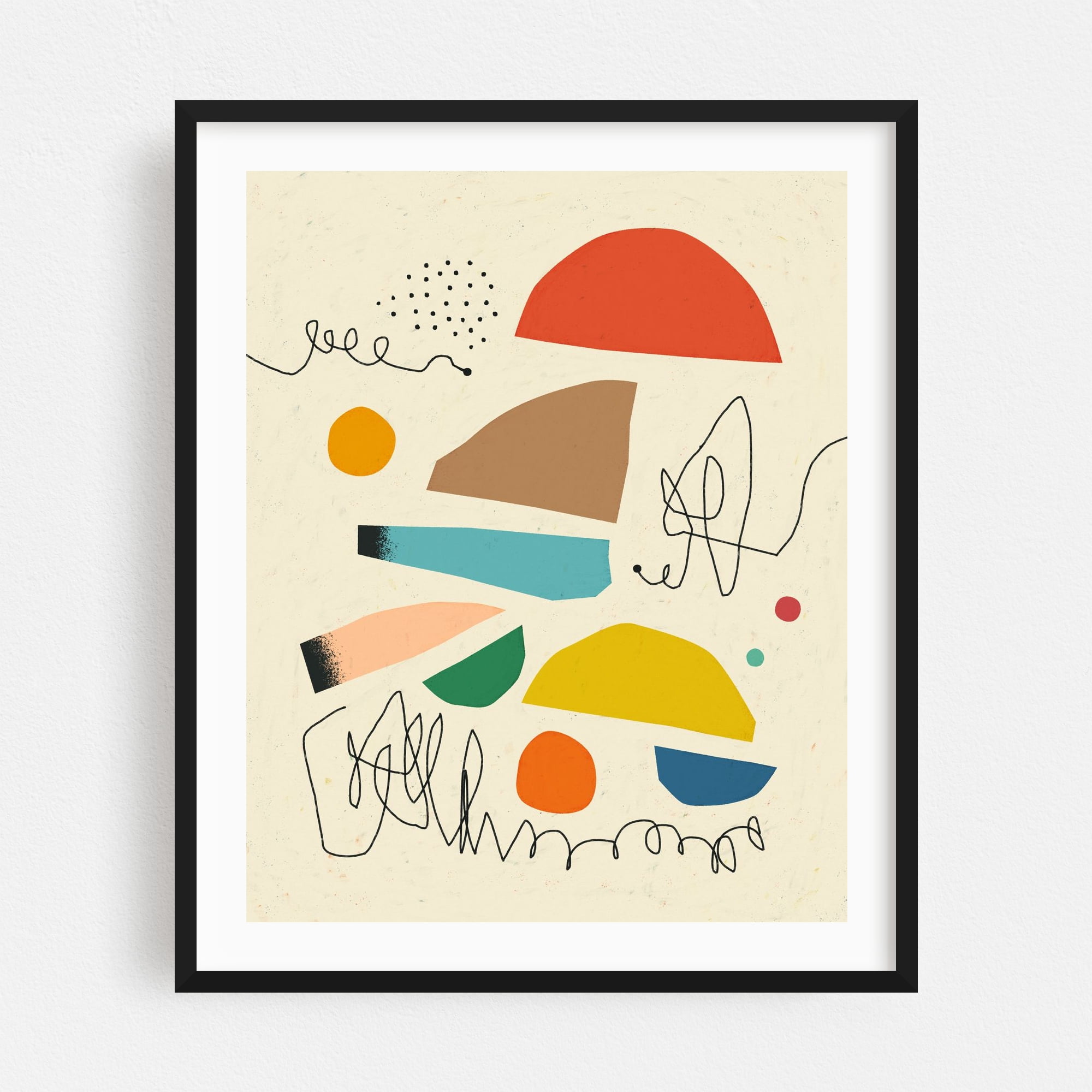 Expression (4) - Painting Abstract Geometric Modern Art Minimalist Line ...