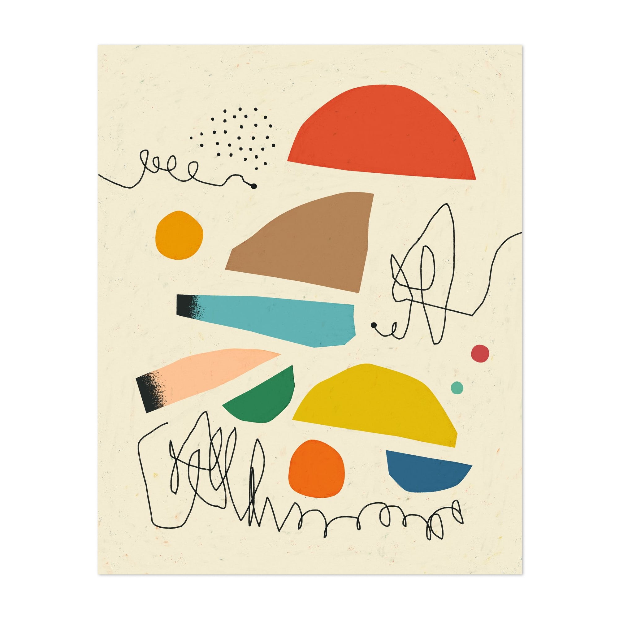 Expression (4) - Painting Abstract Geometric Modern Art Minimalist Line ...