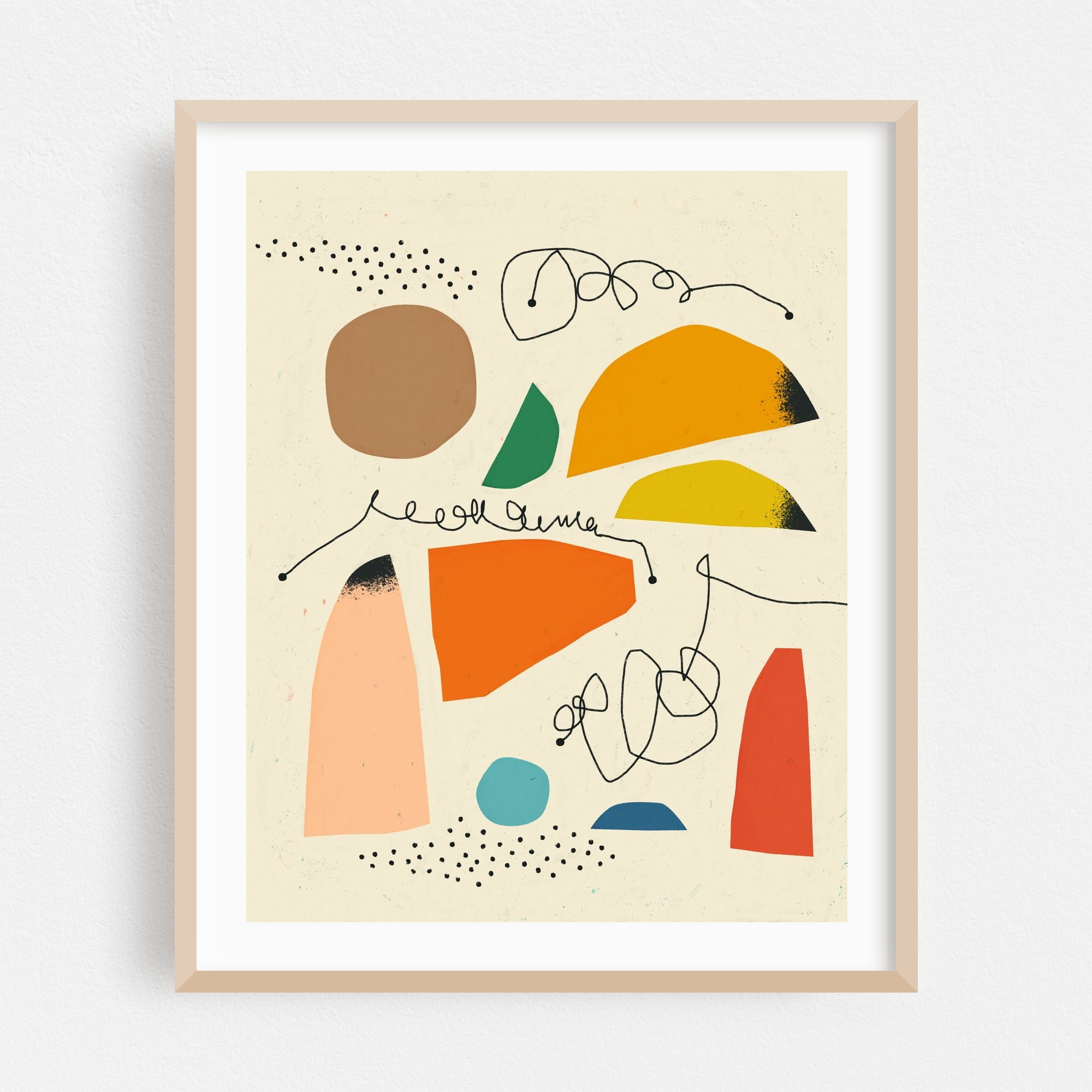 Expression (5) - Painting Abstract Geometric Modern Art Minimalist Mid ...