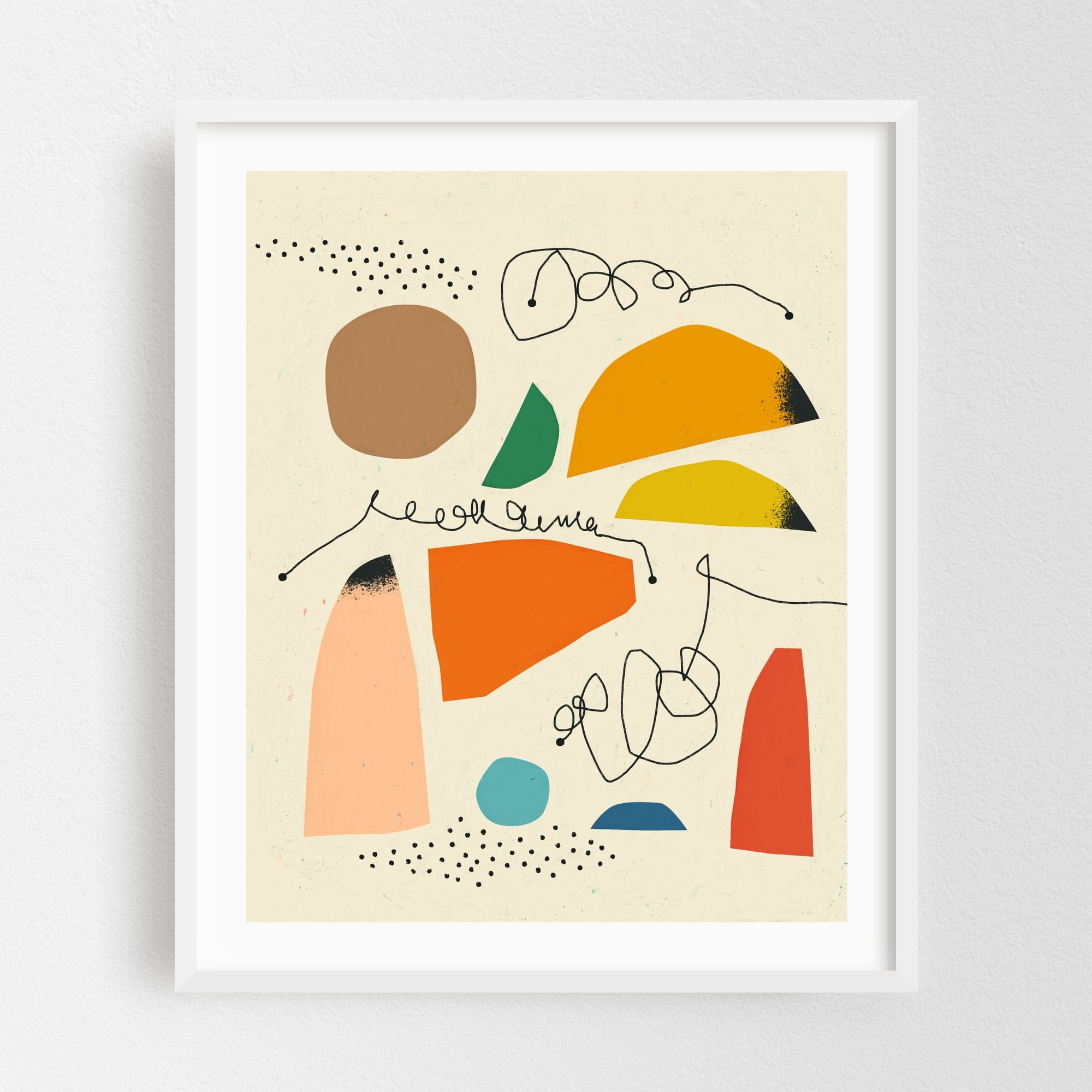 Expression (5) - Painting Abstract Geometric Modern Art Minimalist Mid ...