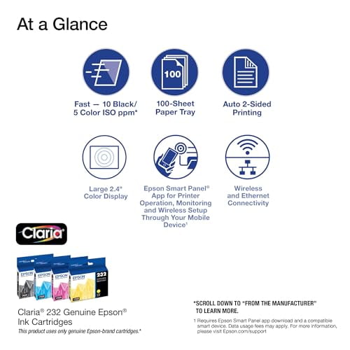 Expression Home XP-4200 Wireless Color -in-One Printer with Scan, Copy ...