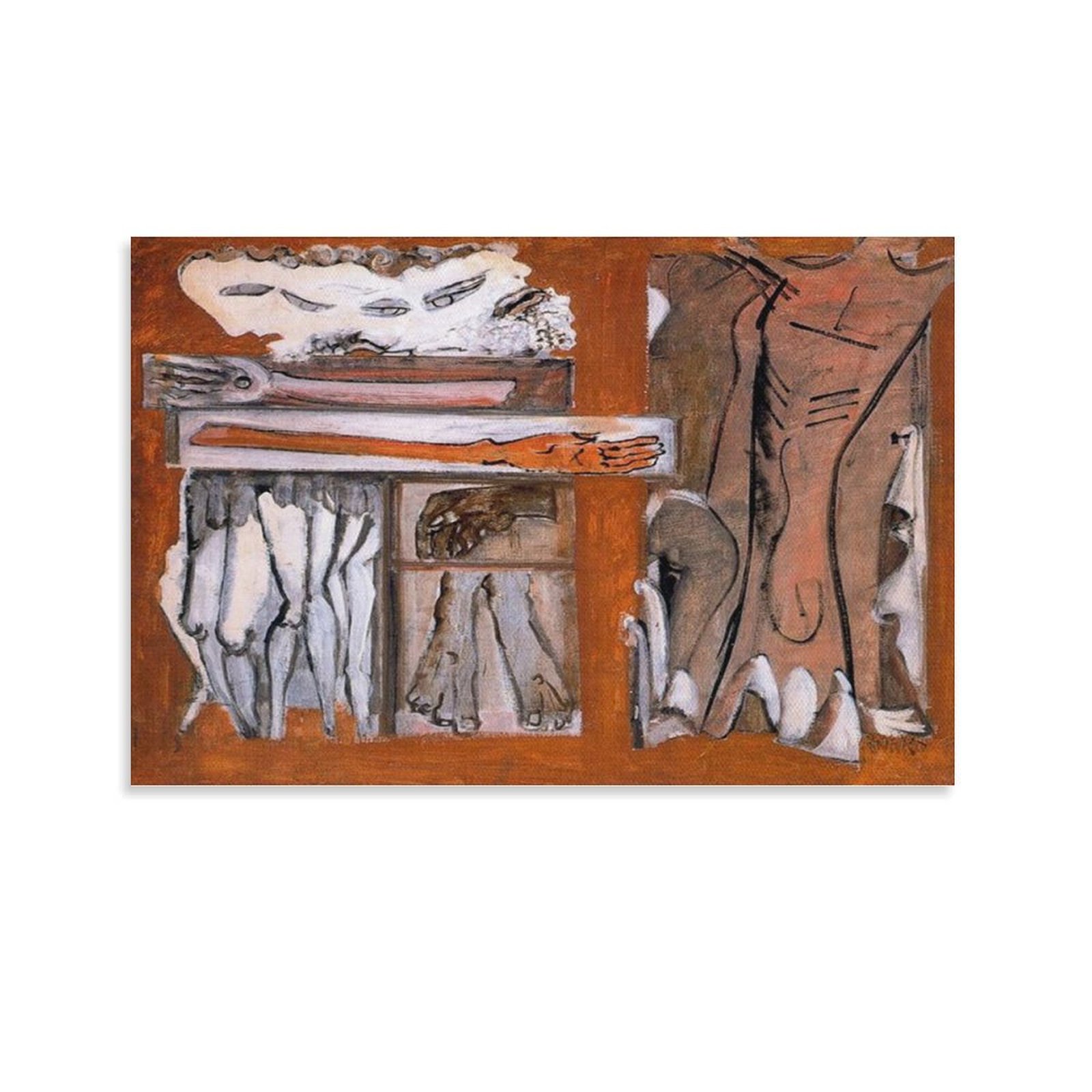 Expressionism Genre Painting 1942 Posters Art Print Wall Photo Paint ...