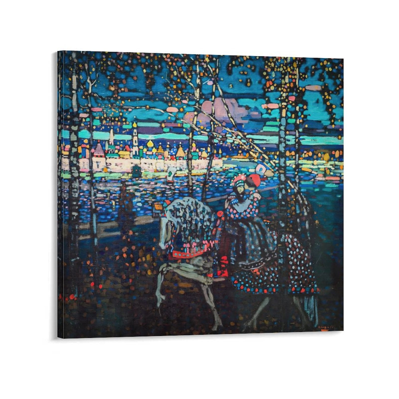 Expressionist Painters Wassily Kandinsky 07 Riding Couples Poster Home Decor Poster Wall Art ...