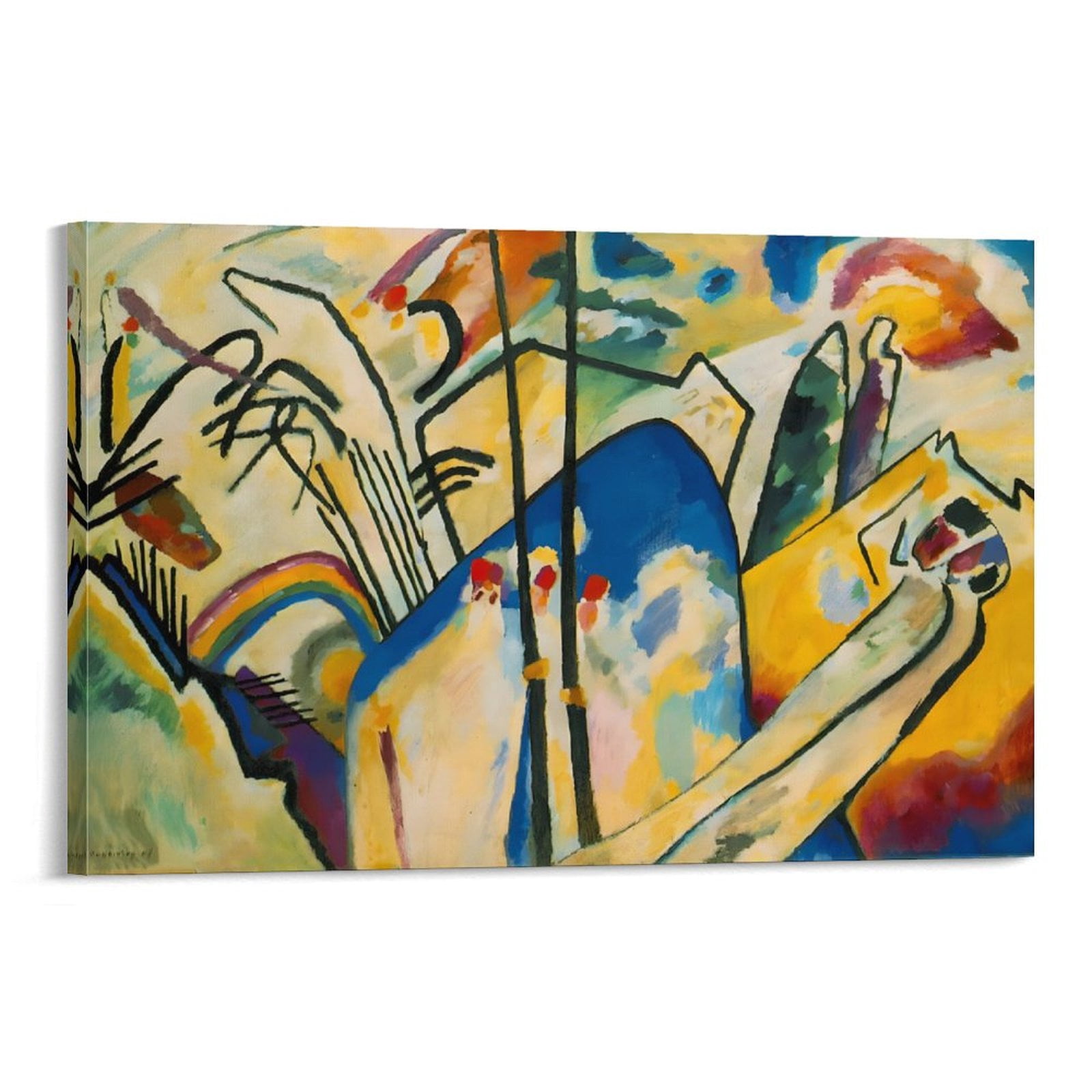 Expressionist Painters Wassily Kandinsky Composition IV Poster Art ...