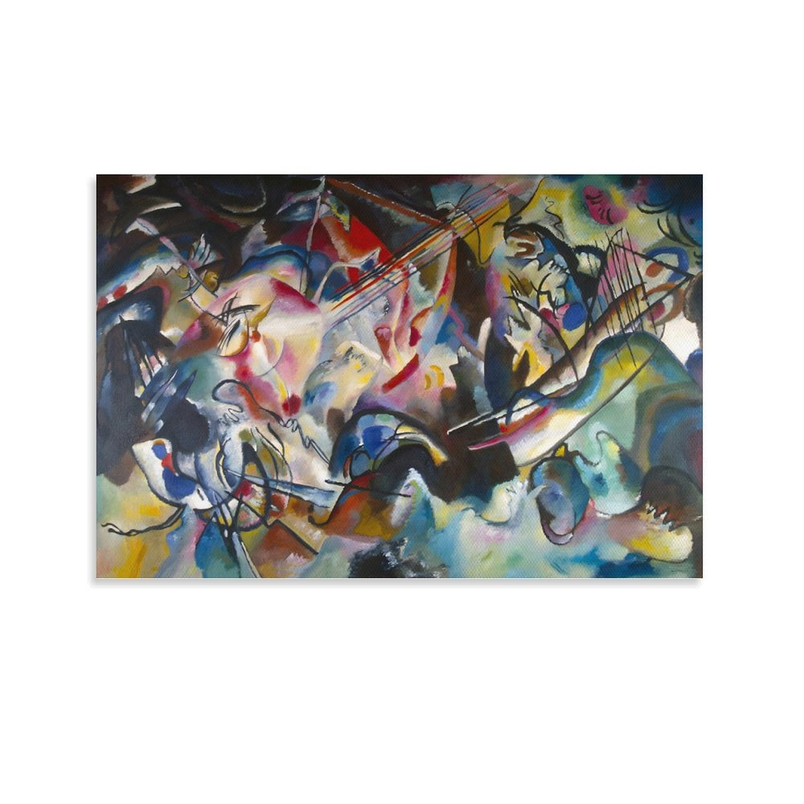 Expressionist Painters Wassily Kandinsky Composition VI Poster Picture ...