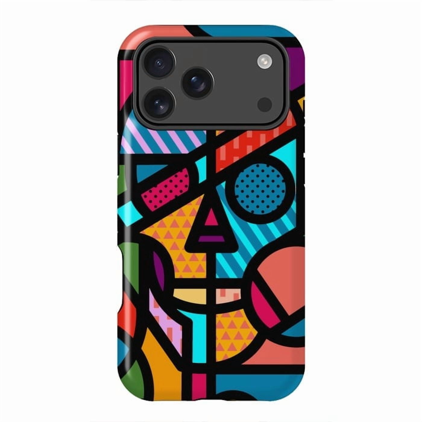 Expressionist Vit Abstract Minimal Modern Artwork Case for iPhone 17 16 ...