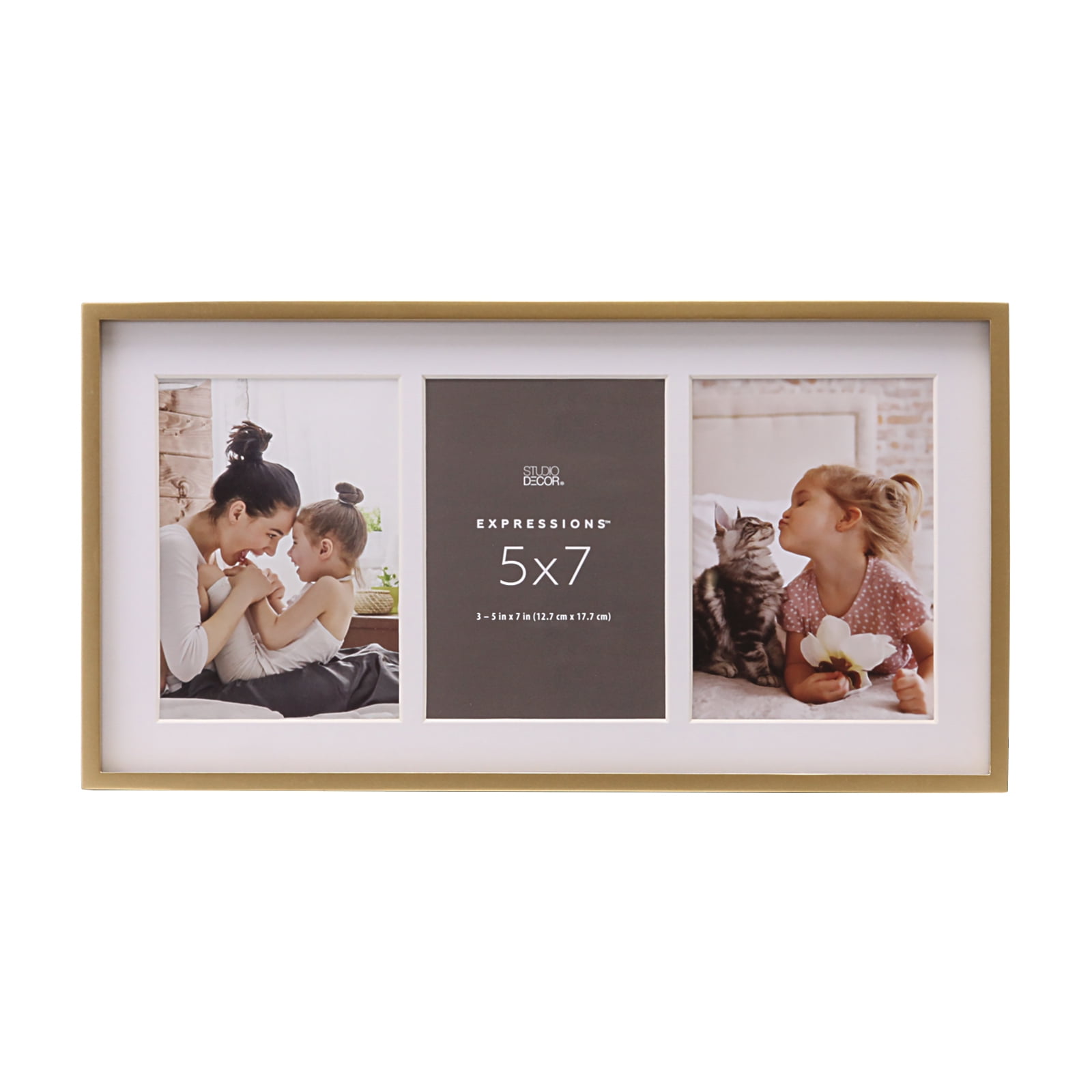 Expressions™ 3 Opening 5" x 7" Gold Sydney Collage Frame by Studio ...