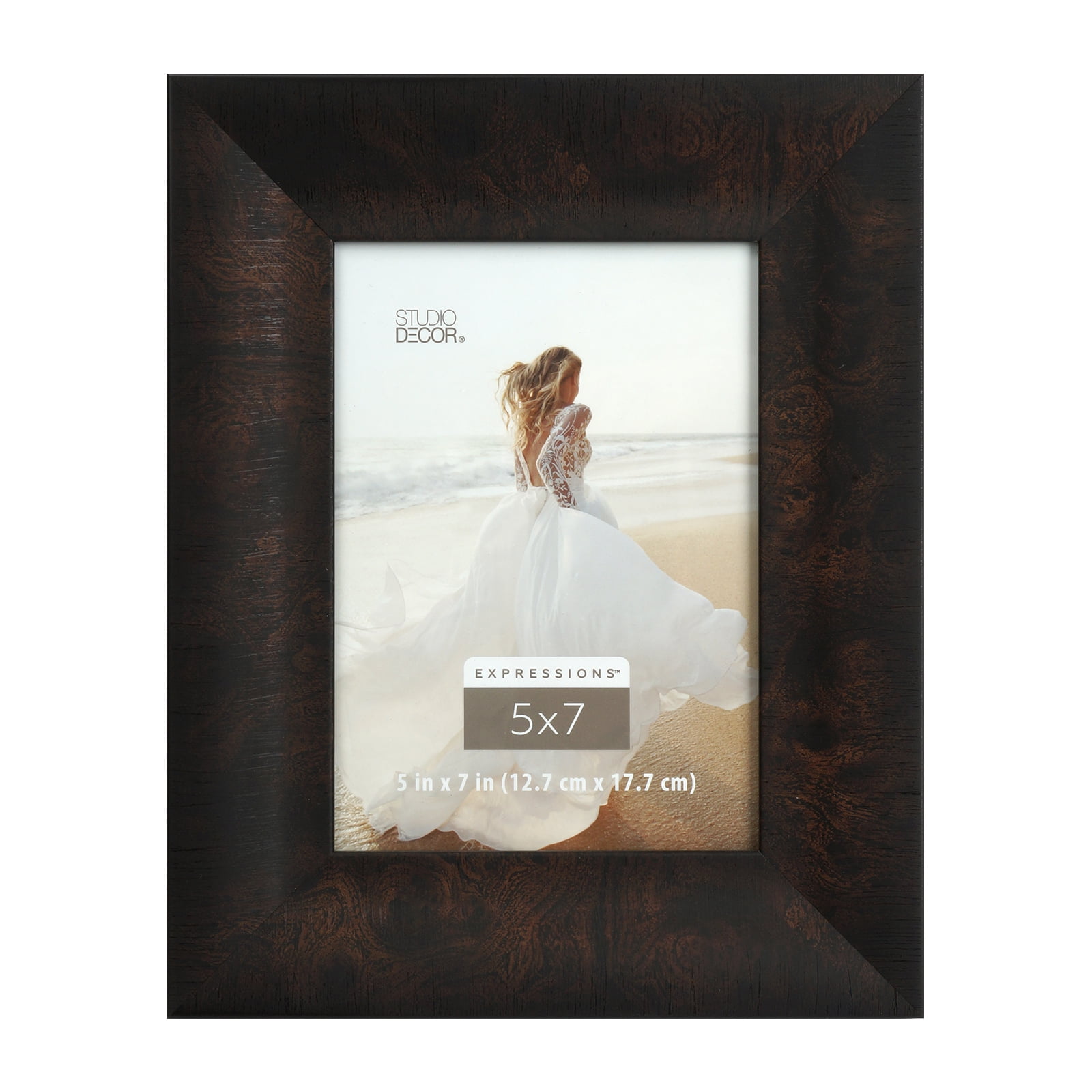 Expressions™ 5" x 7" Espresso Beveled Frame by Studio Décor® - Walmart.com