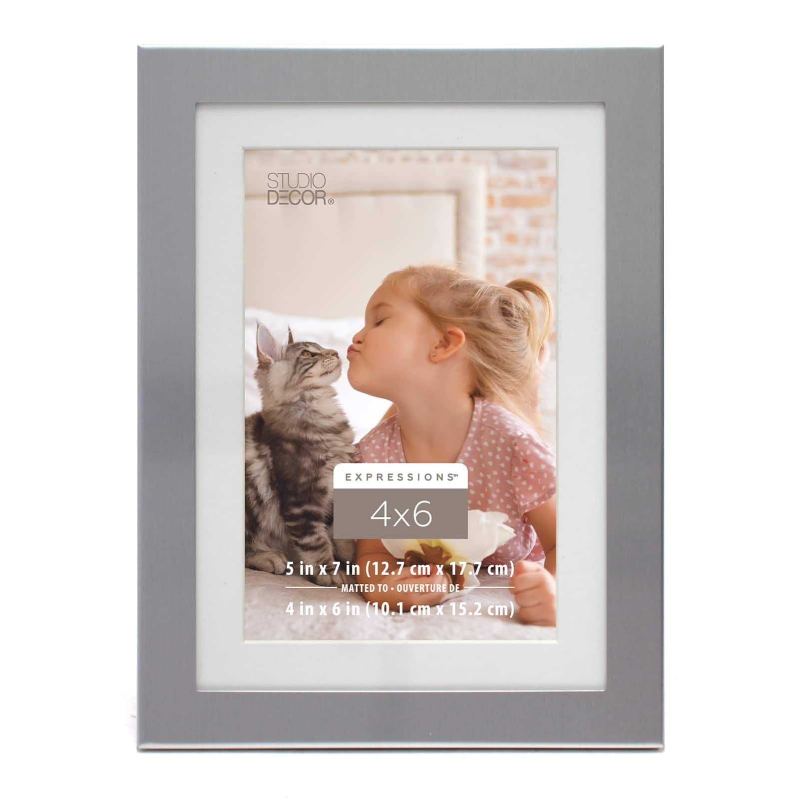 Studio Decor Expressions Aluminum Frame with Mat - Walmart.com