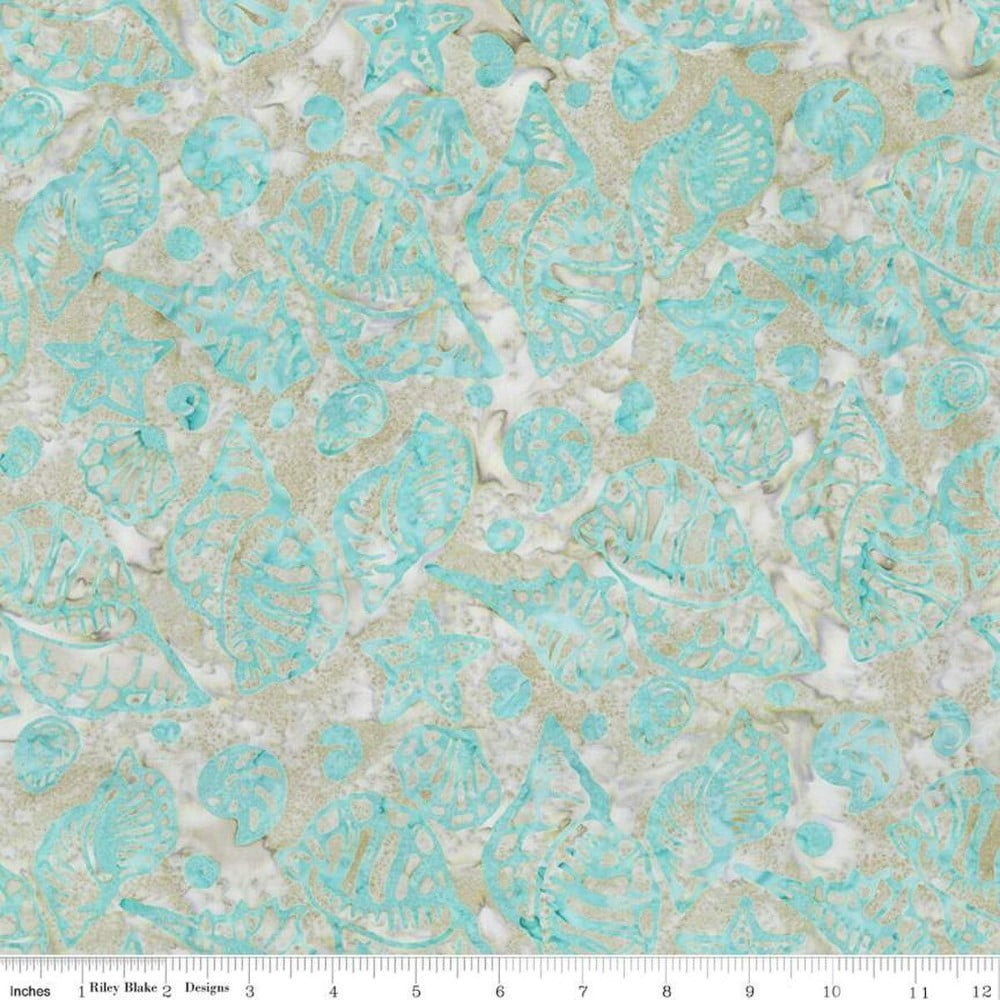 Expressions Batiks Places You'll Go Coastal Path Cotton Fabric (Yard ...