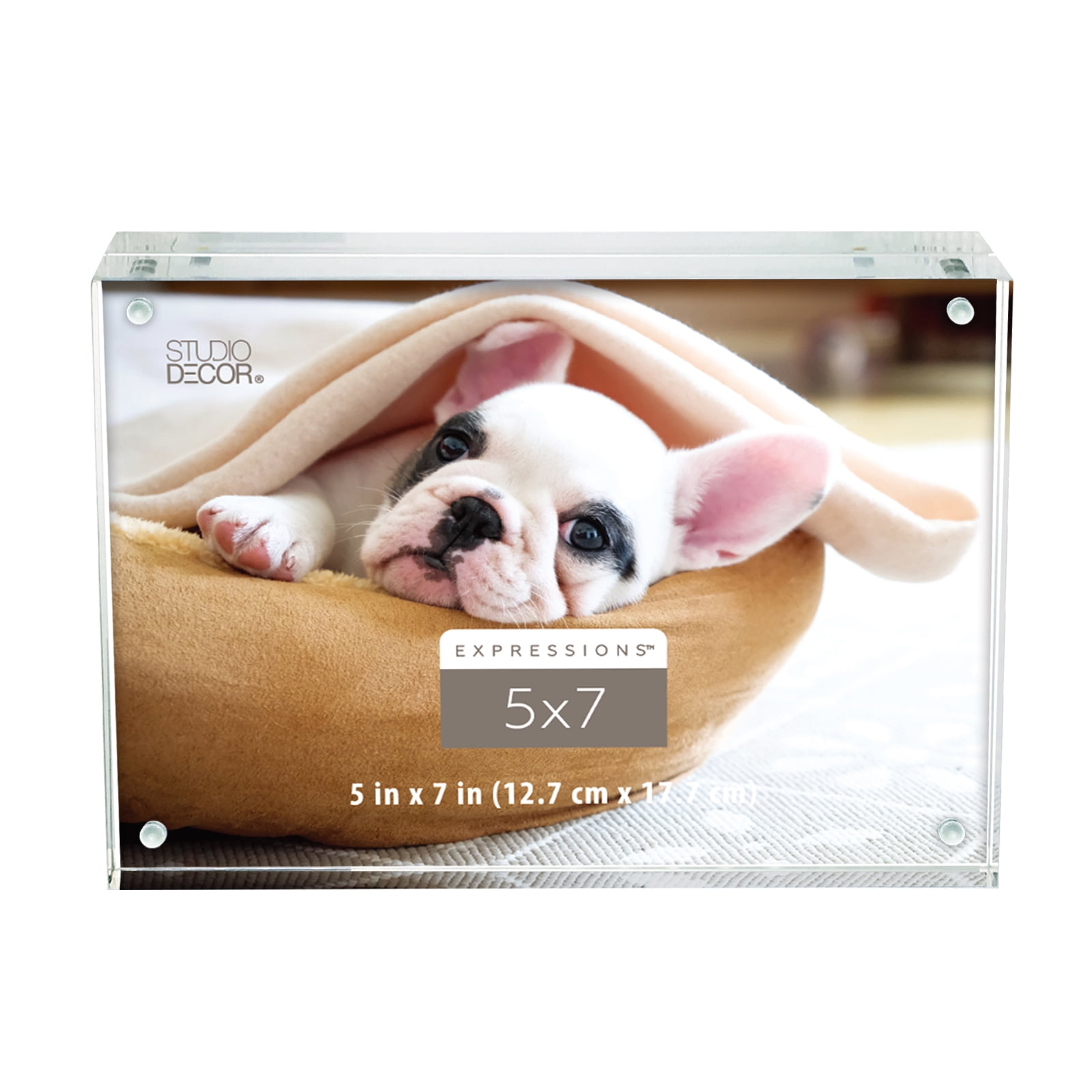 Expressions™ Clear Acrylic Block Frame by Studio Décor® - Walmart.com
