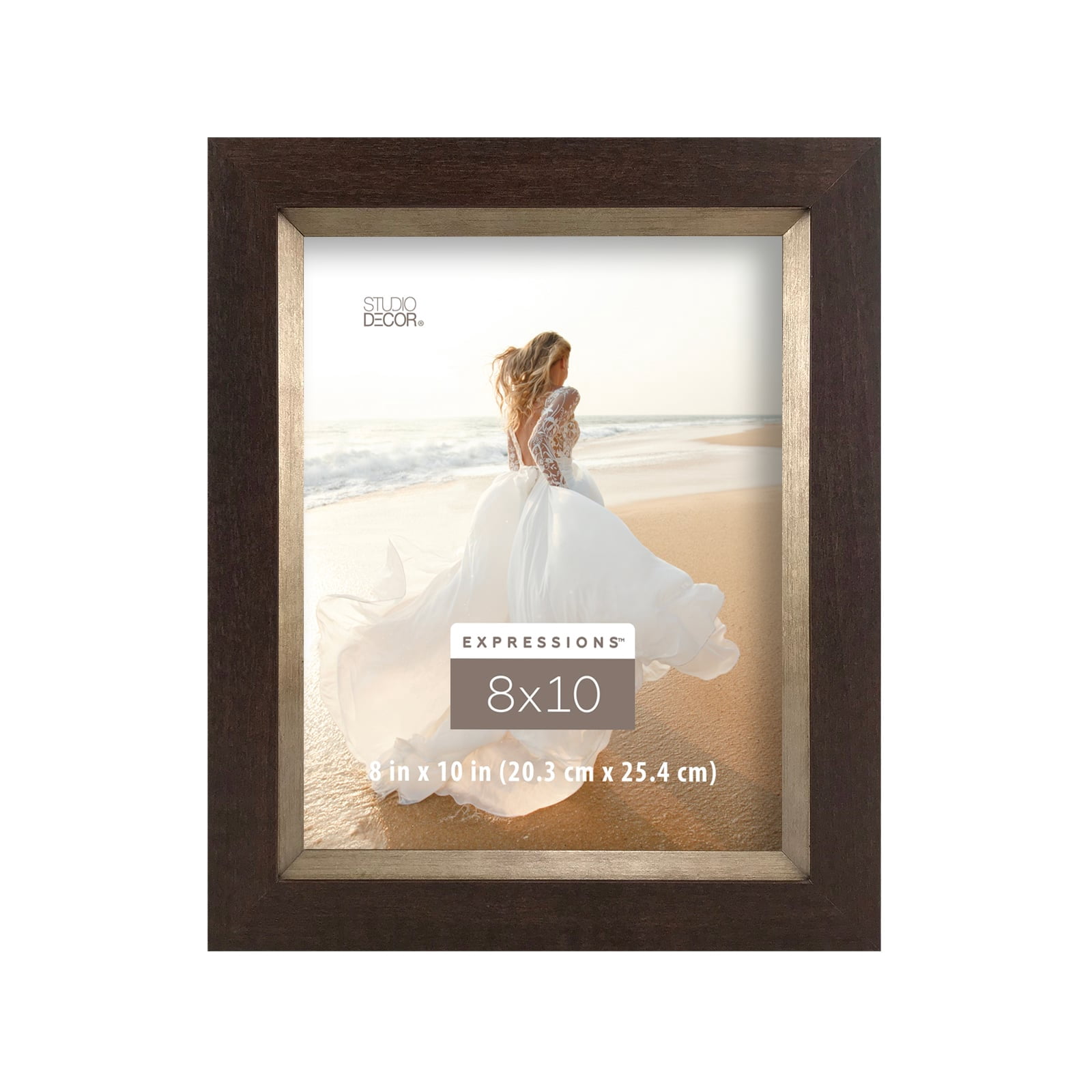 Studio Decor Expressions Madeline Brass Frame - Walmart Business Supplies